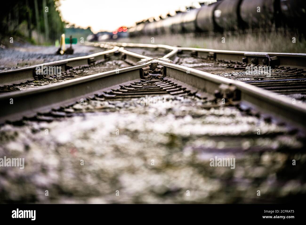 Railway Line Junction High Resolution Stock Photography and Images - Alamy