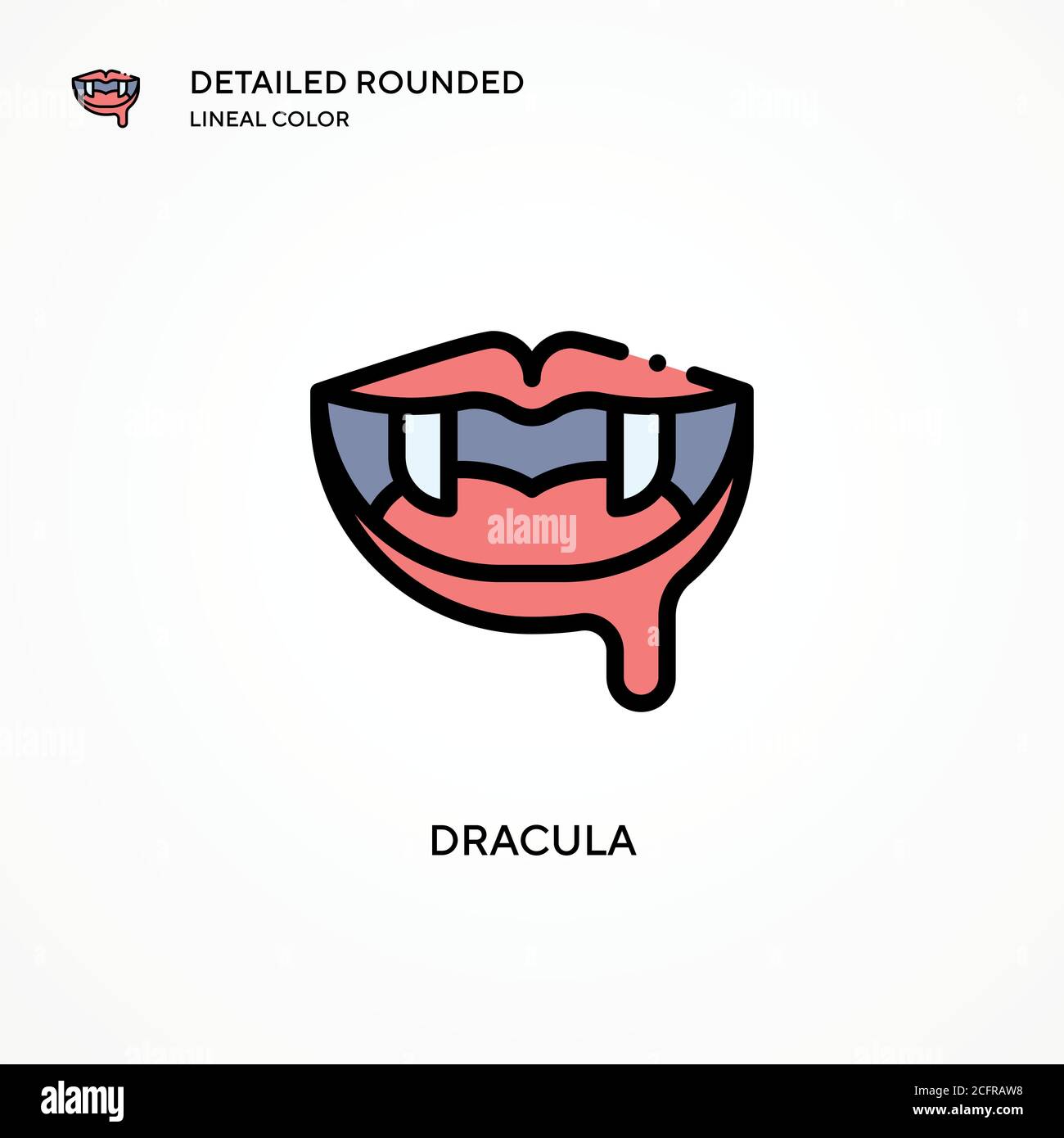 Dracula vector icon. Modern vector illustration concepts. Easy to edit ...
