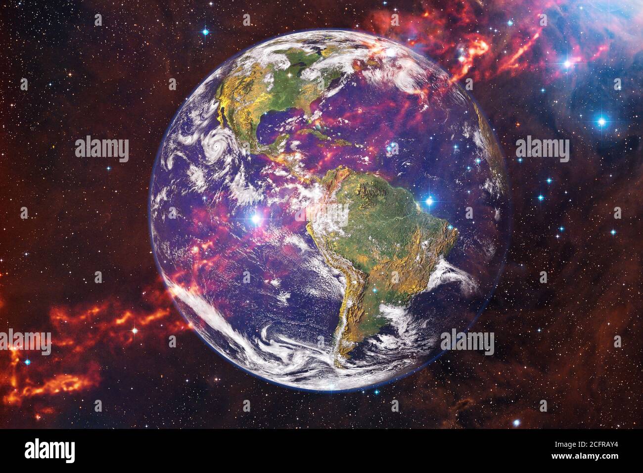 Earth. Solar system. Awesome print for wallpaper. Elements of this ...