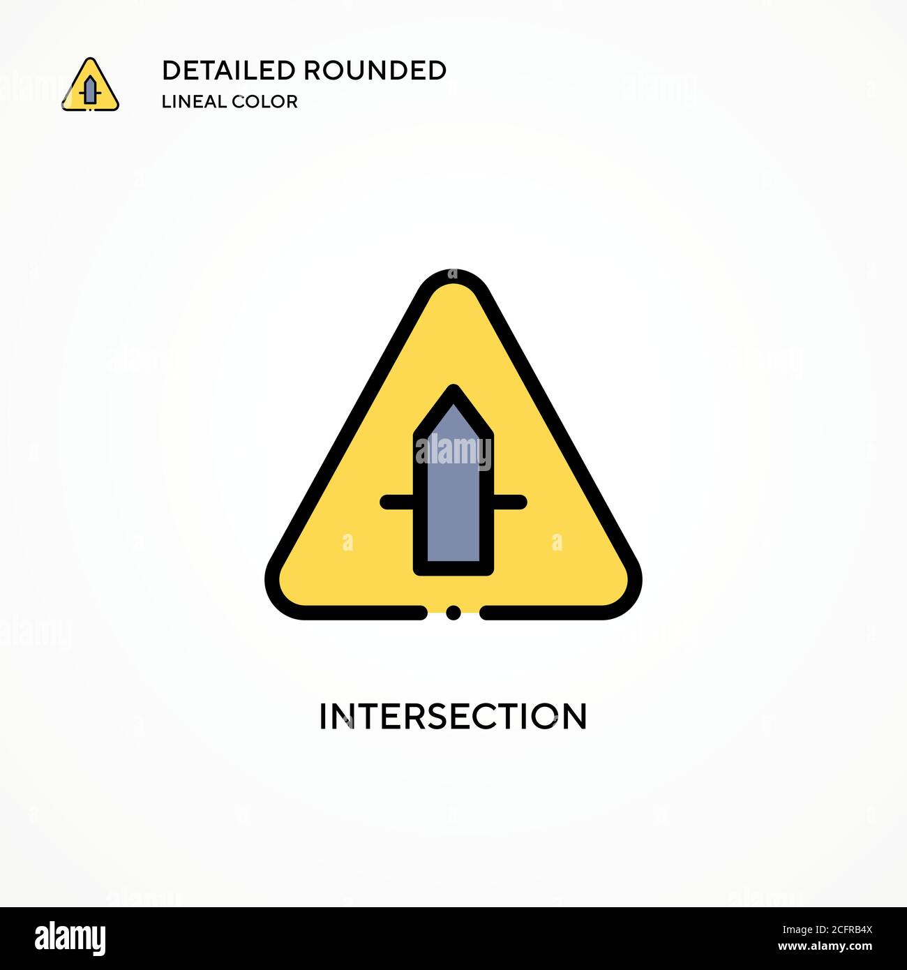 Crossing safety diagram Stock Vector Images - Alamy