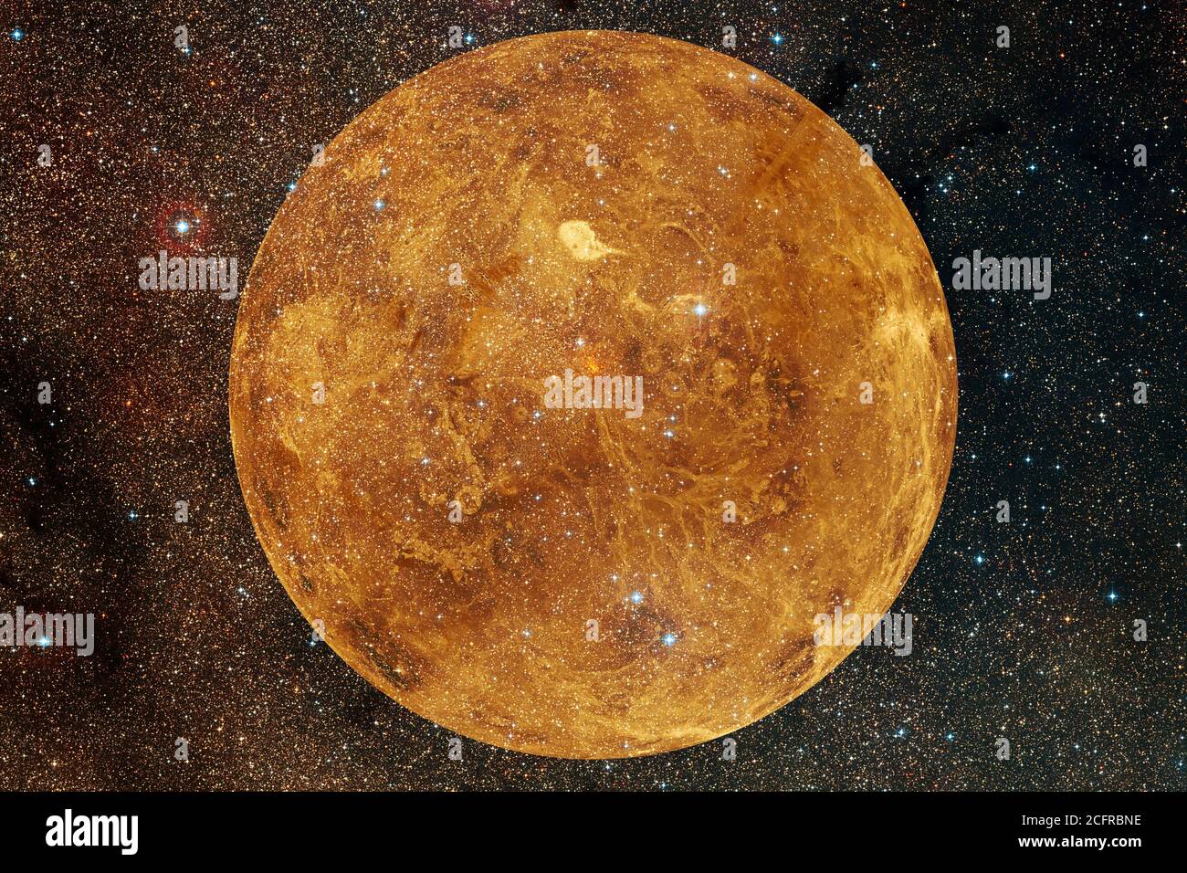 Planet Venus. Solar system. Cosmos art. Elements of this image ...