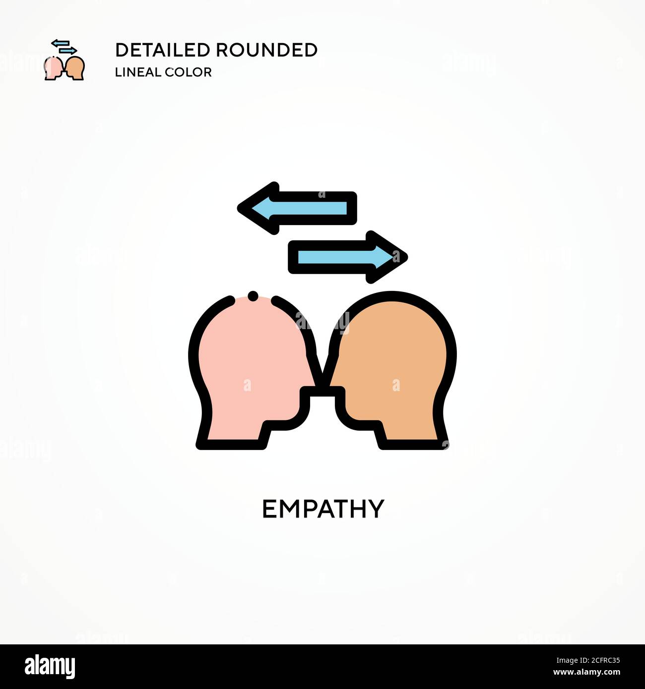 Empathy vector icon. Modern vector illustration concepts. Easy to edit ...