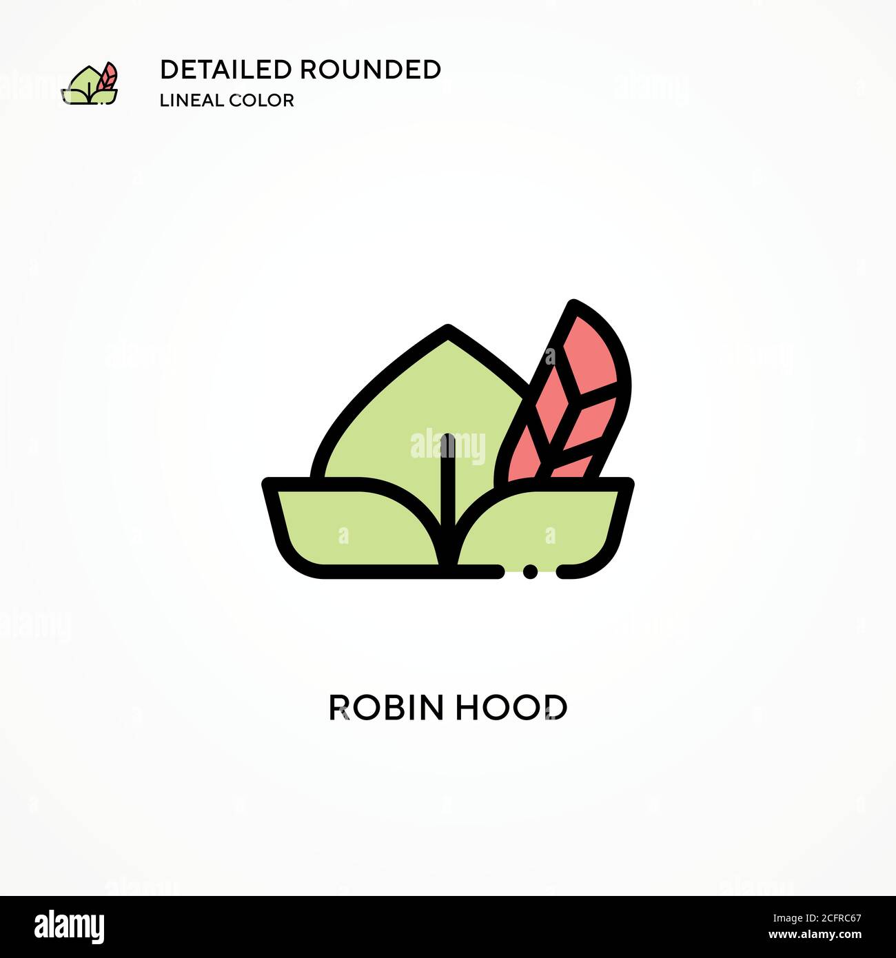 Robin hood vector icon. Modern vector illustration concepts. Easy to ...