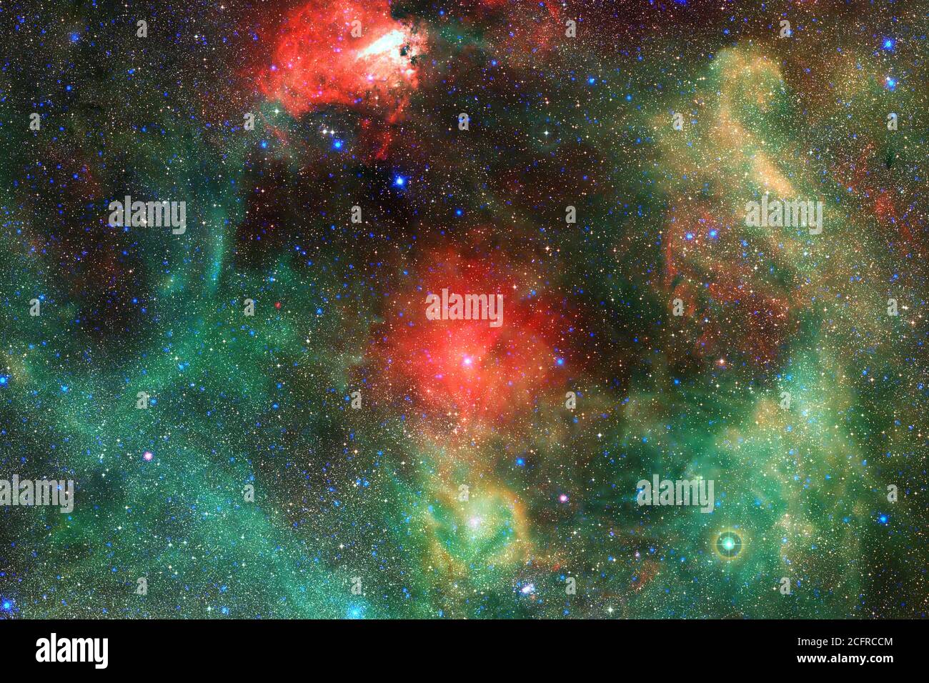 Outer space, cosmic landscape. Nebula. Elements of this image furnished ...
