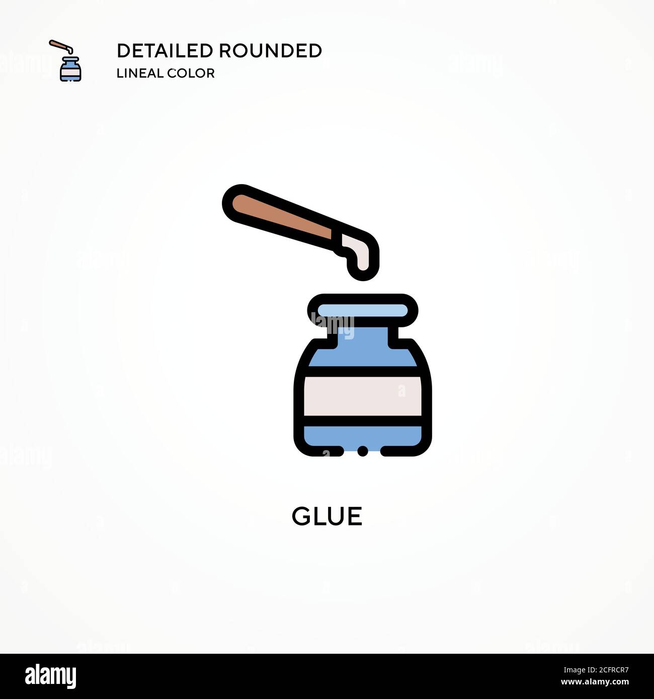 Glue vector icon. Modern vector illustration concepts. Easy to edit and ...