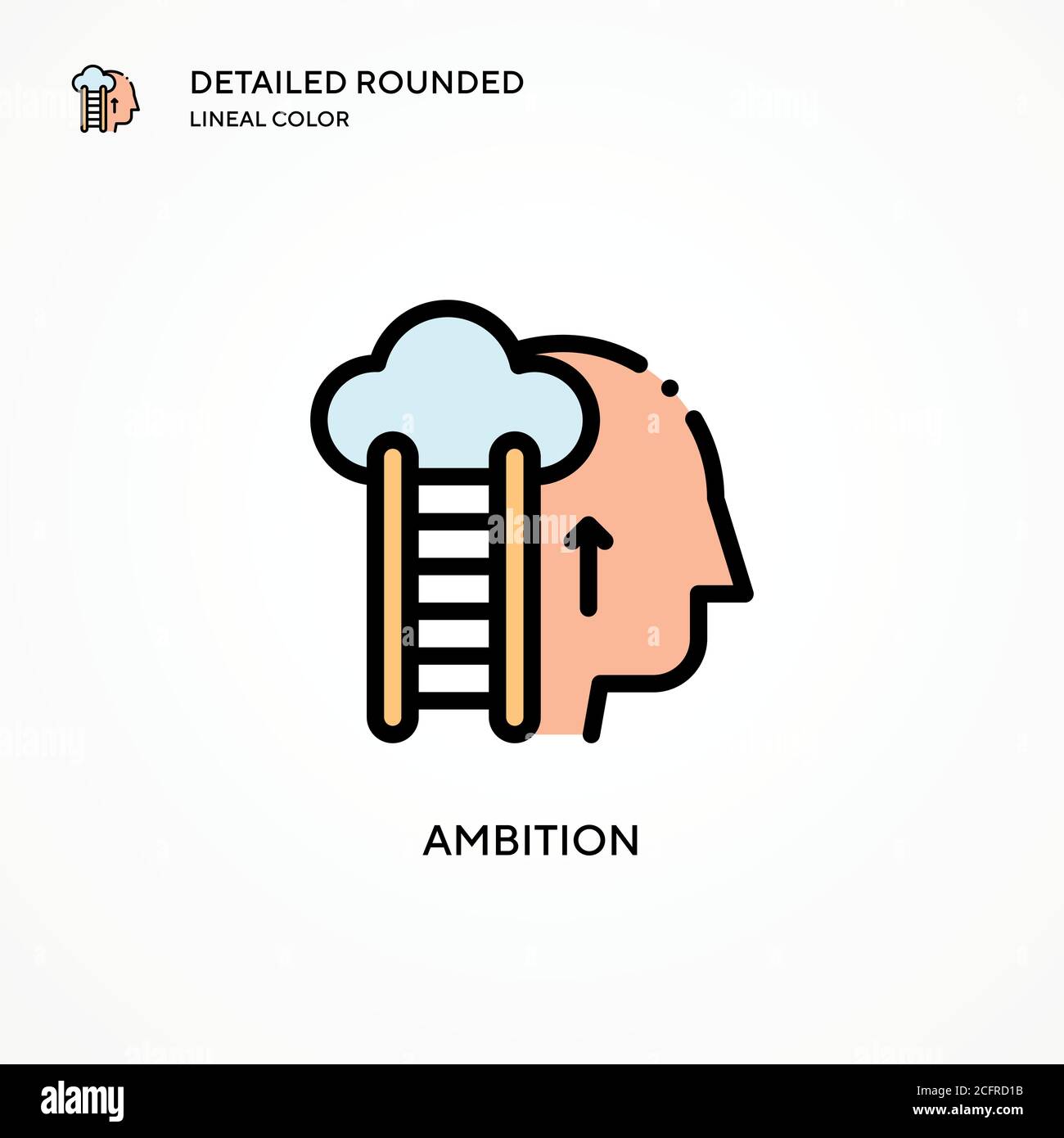 Ambition vector icon. Modern vector illustration concepts. Easy to edit ...