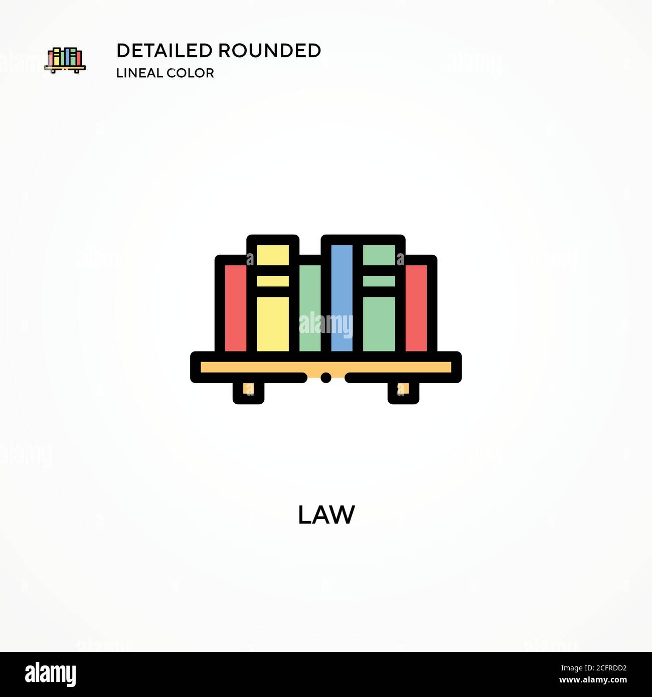 Law vector icon. Modern vector illustration concepts. Easy to edit and ...