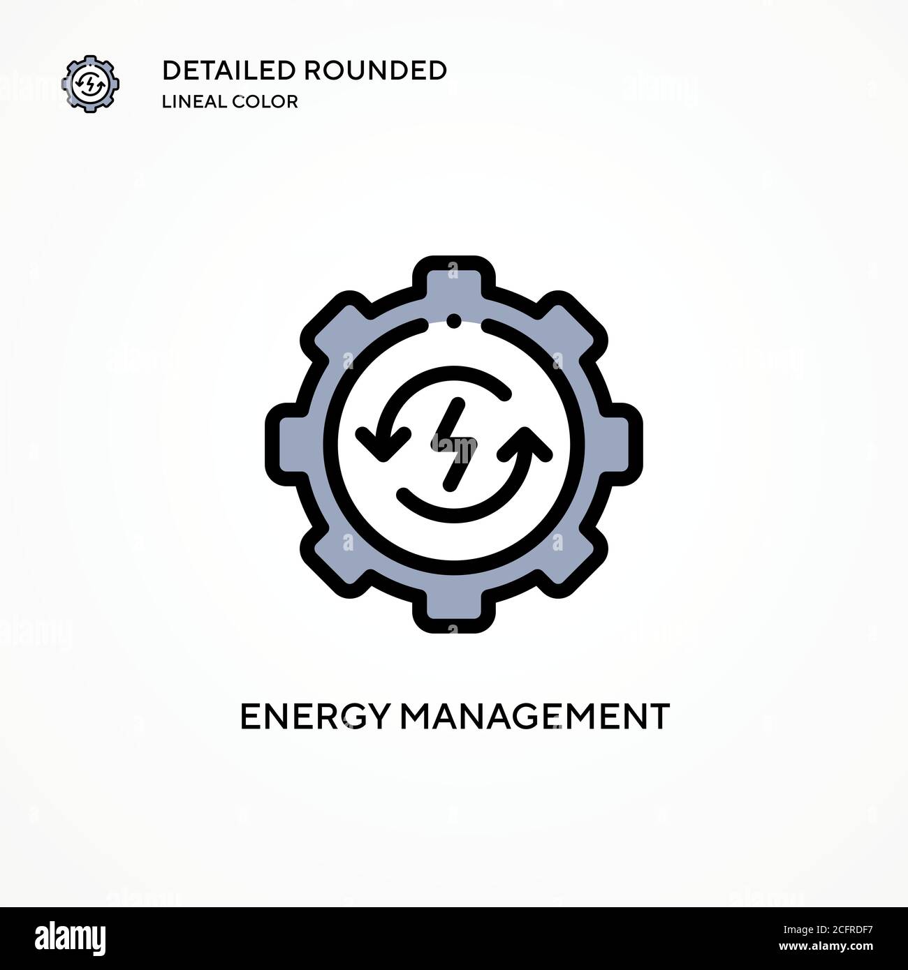 Energy management vector icon. Modern vector illustration concepts ...