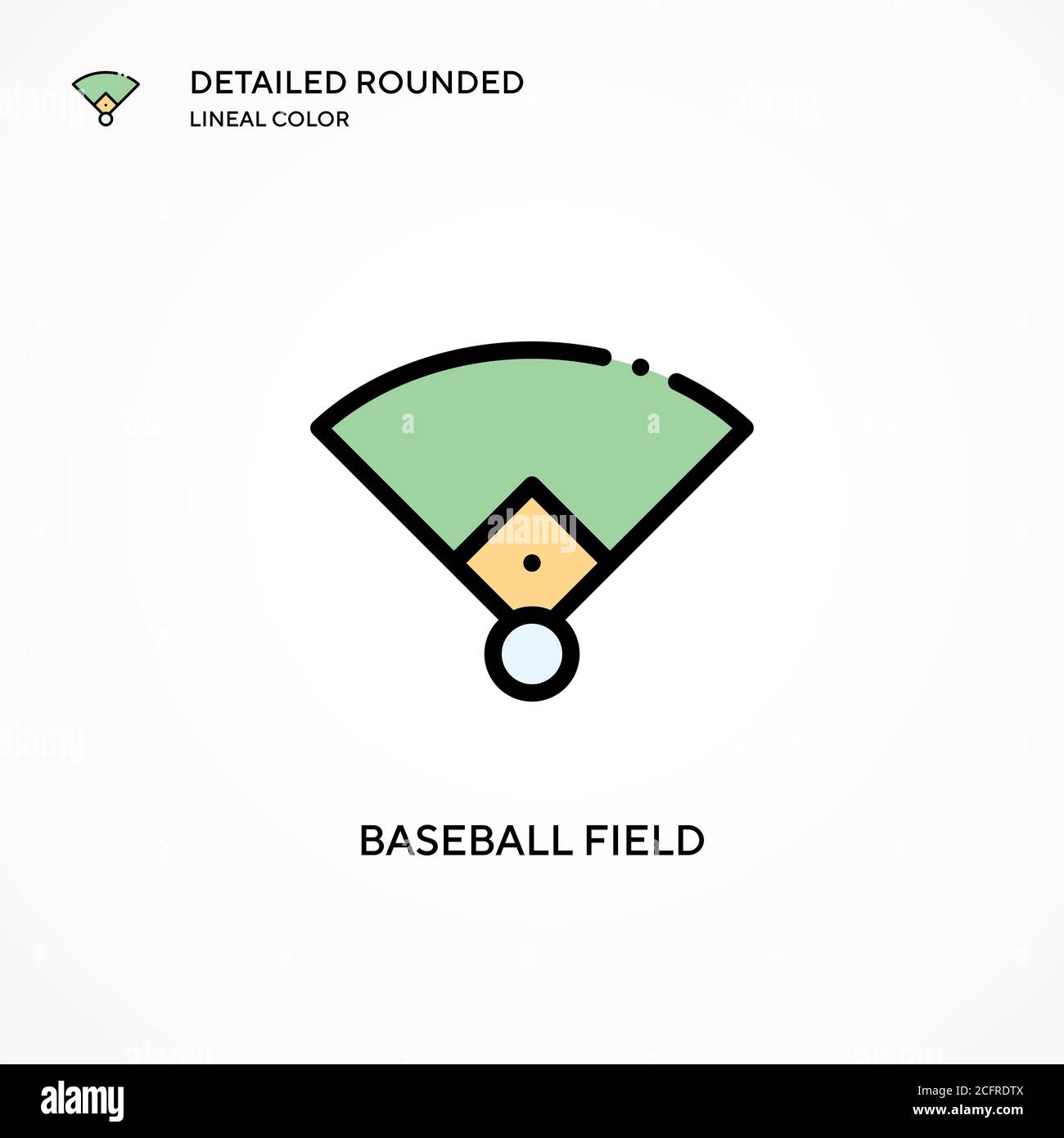 Baseball stadium outfield crowd Stock Vector Images - Alamy