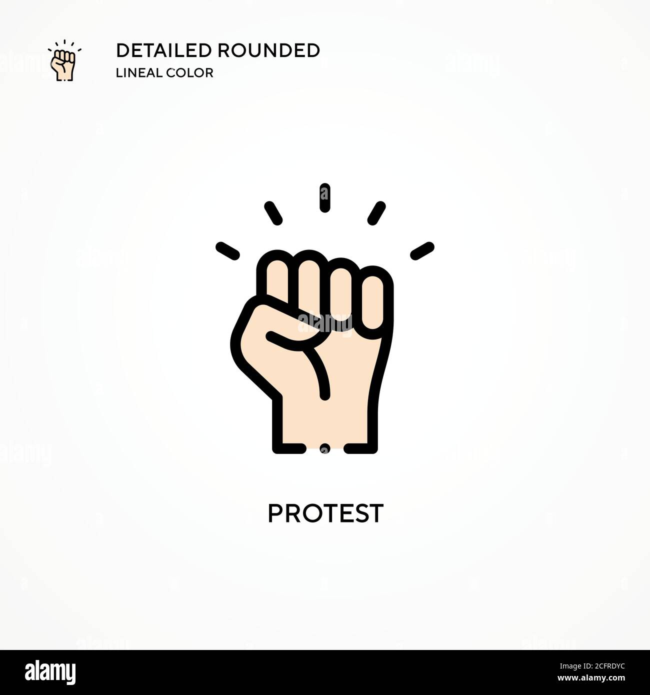 Angry students protesting Stock Vector Images - Alamy