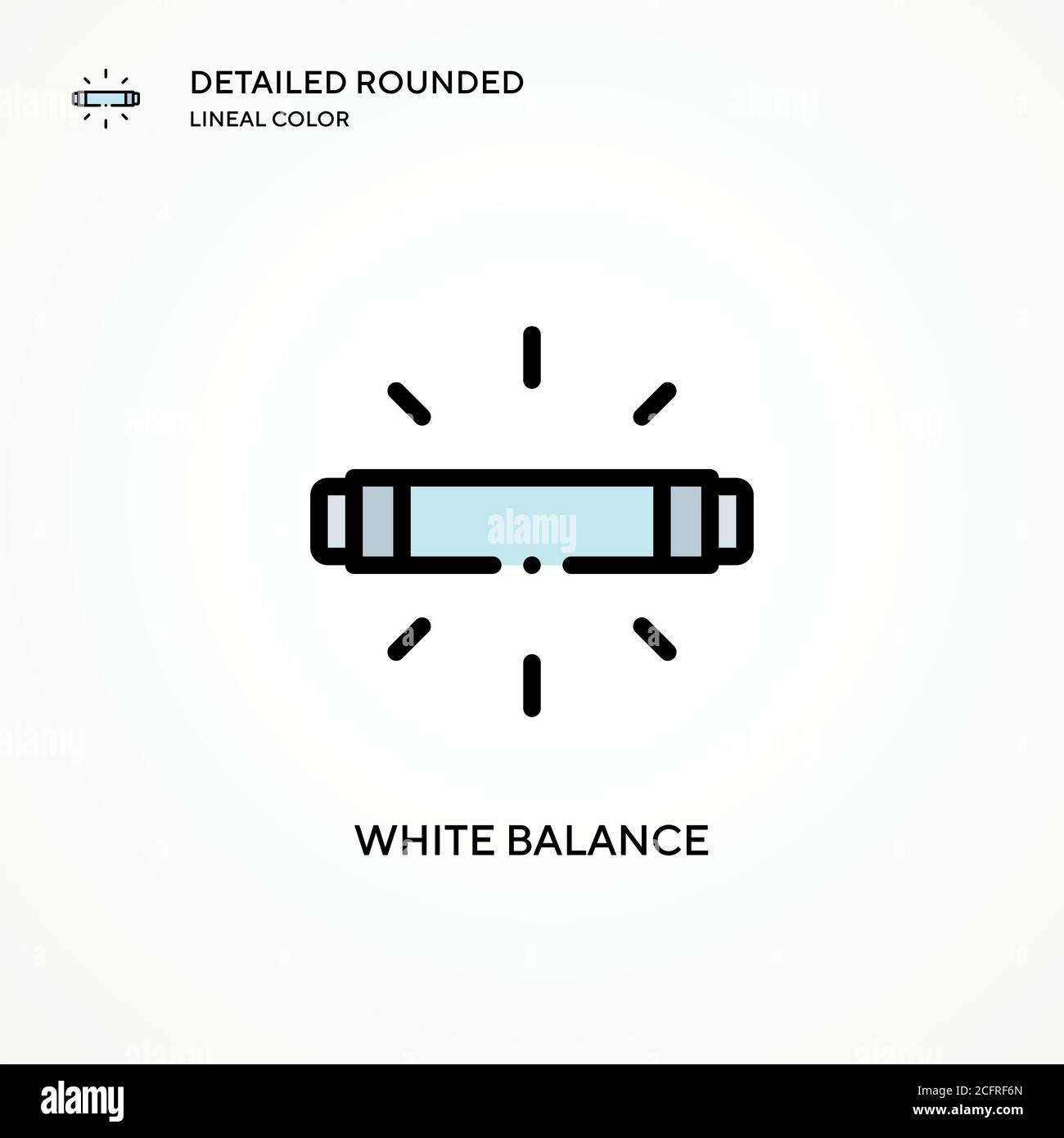 White balance vector icon. Modern vector illustration concepts. Easy to ...