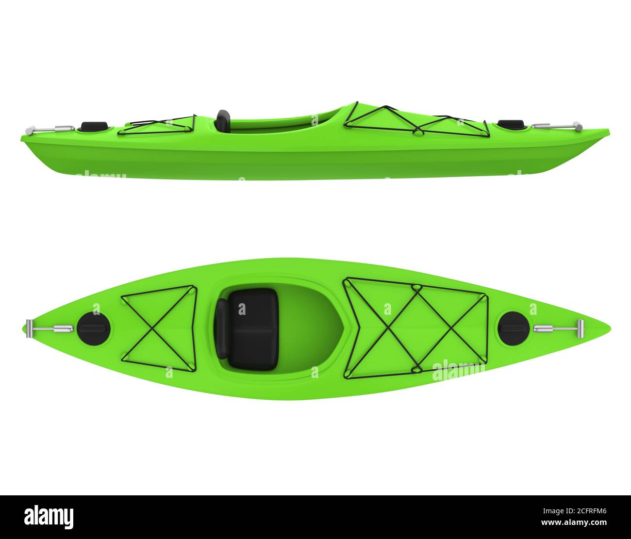 Kayak paddle water trip Cut Out Stock Images & Pictures - Alamy
