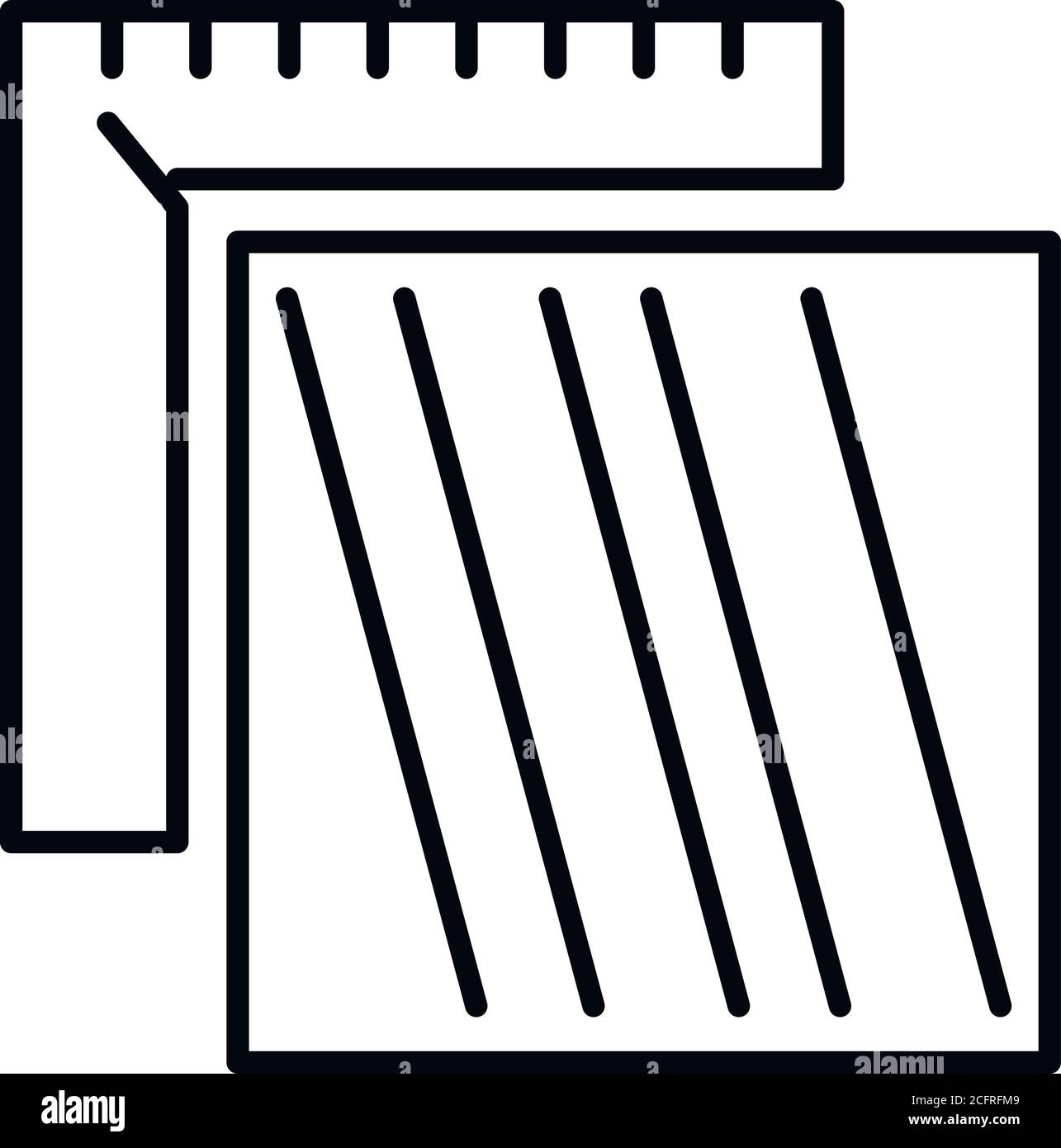 Tiler tool icon. Outline tiler tool vector icon for web design isolated ...