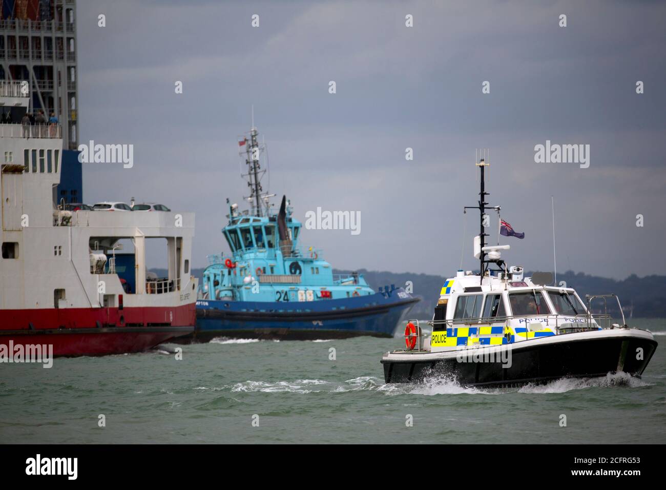 Mod police boat hi-res stock photography and images - Alamy