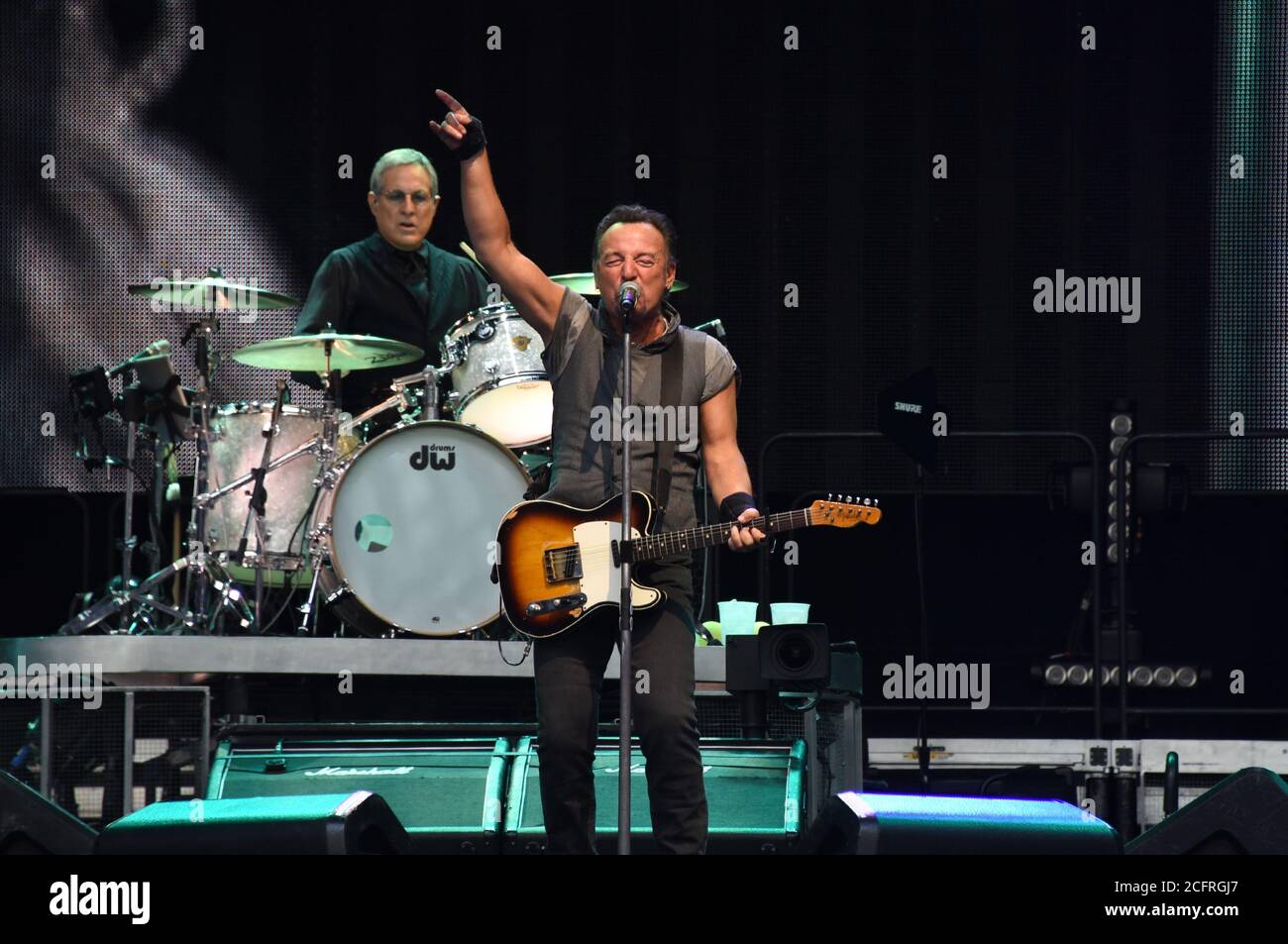 Milano Italy 03/07/2016 : Live concert of Bruce Springsteen at the San ...