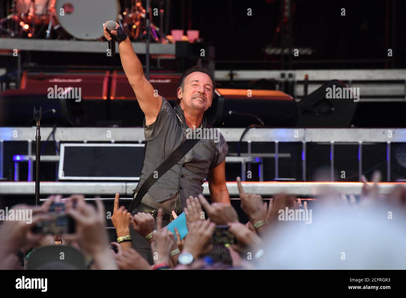 Milano Italy 03/07/2016 : Live concert of Bruce Springsteen at the San ...