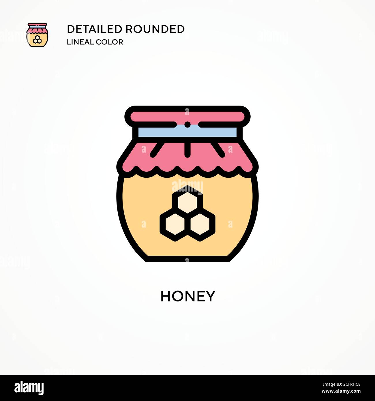 Honey vector icon. Modern vector illustration concepts. Easy to edit ...