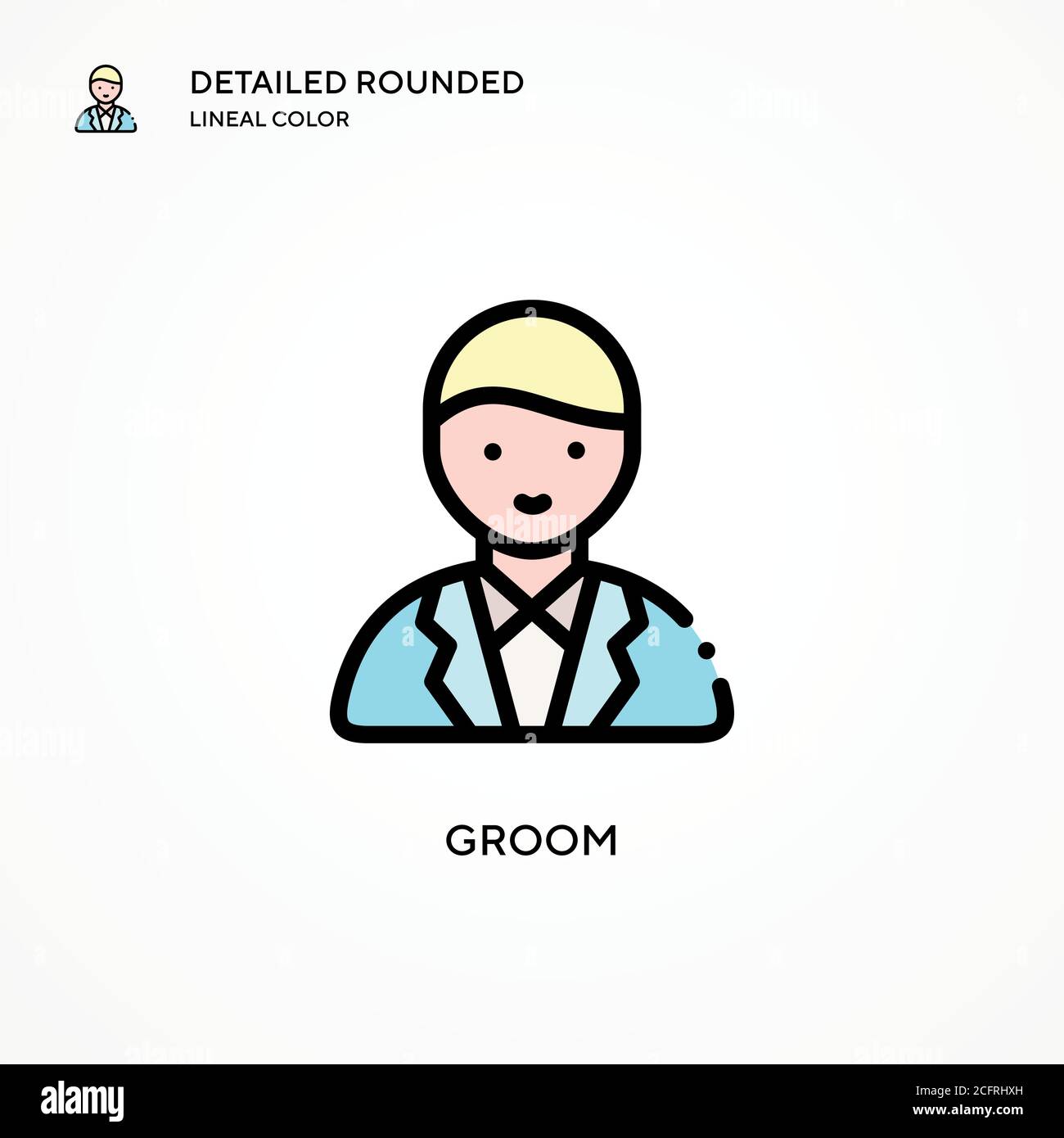 Groom vector icon. Modern vector illustration concepts. Easy to edit ...