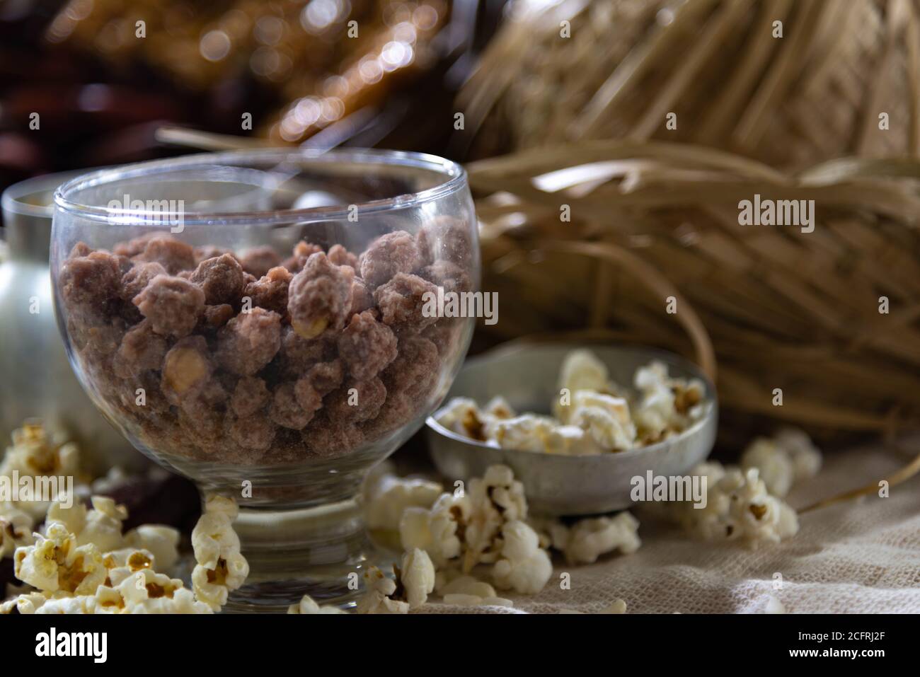 Typical foods. Sweet and savory. June festivals in Brazil. Carrapinha ...