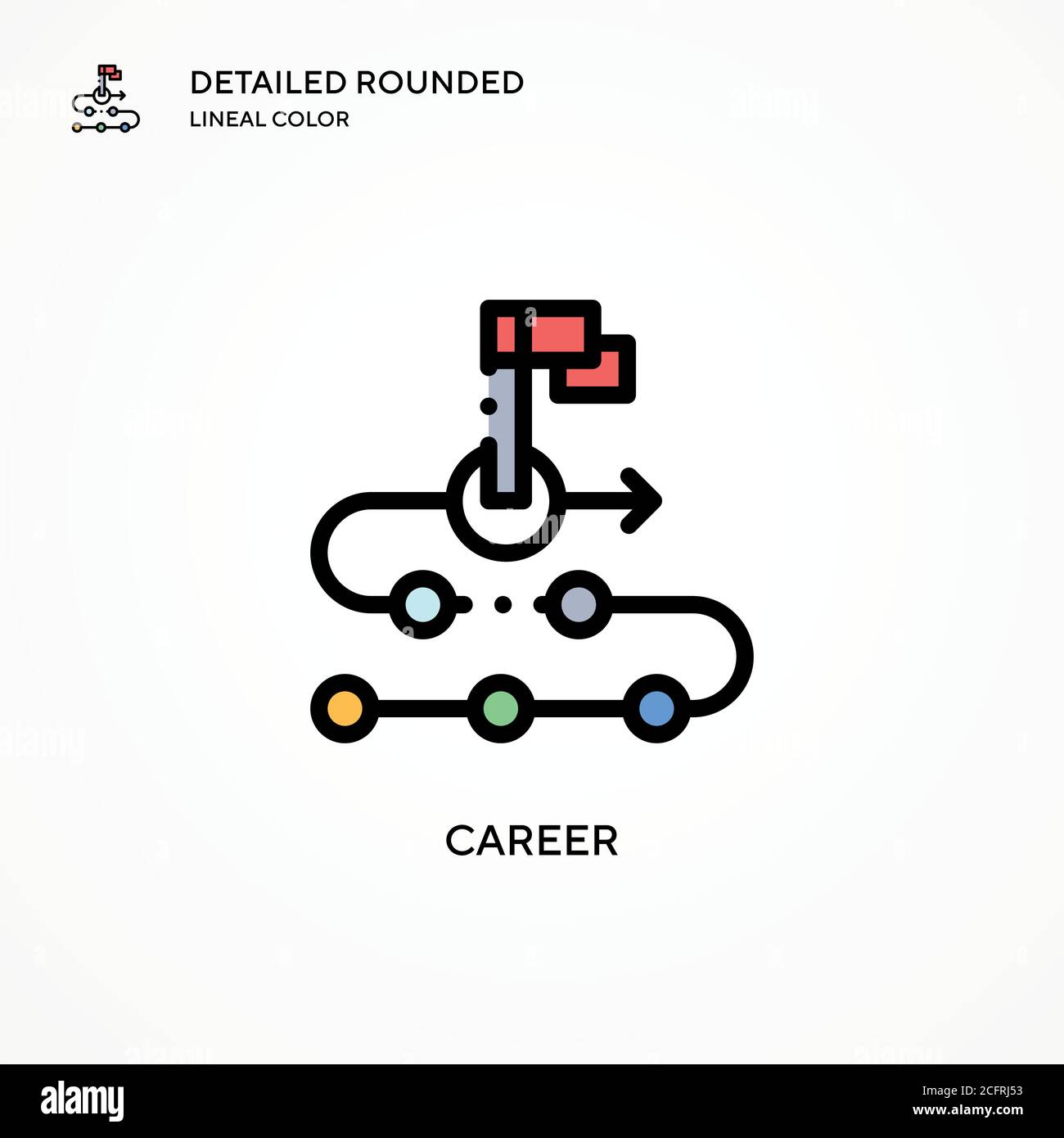 Career vector icon. Modern vector illustration concepts. Easy to edit ...