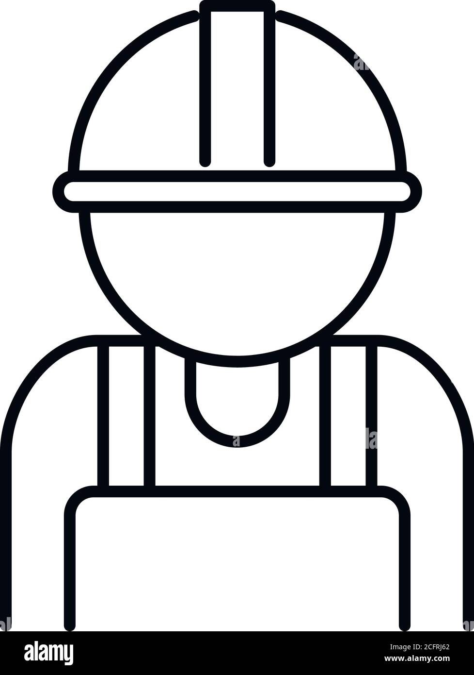 Tiler man icon. Outline tiler man vector icon for web design isolated ...