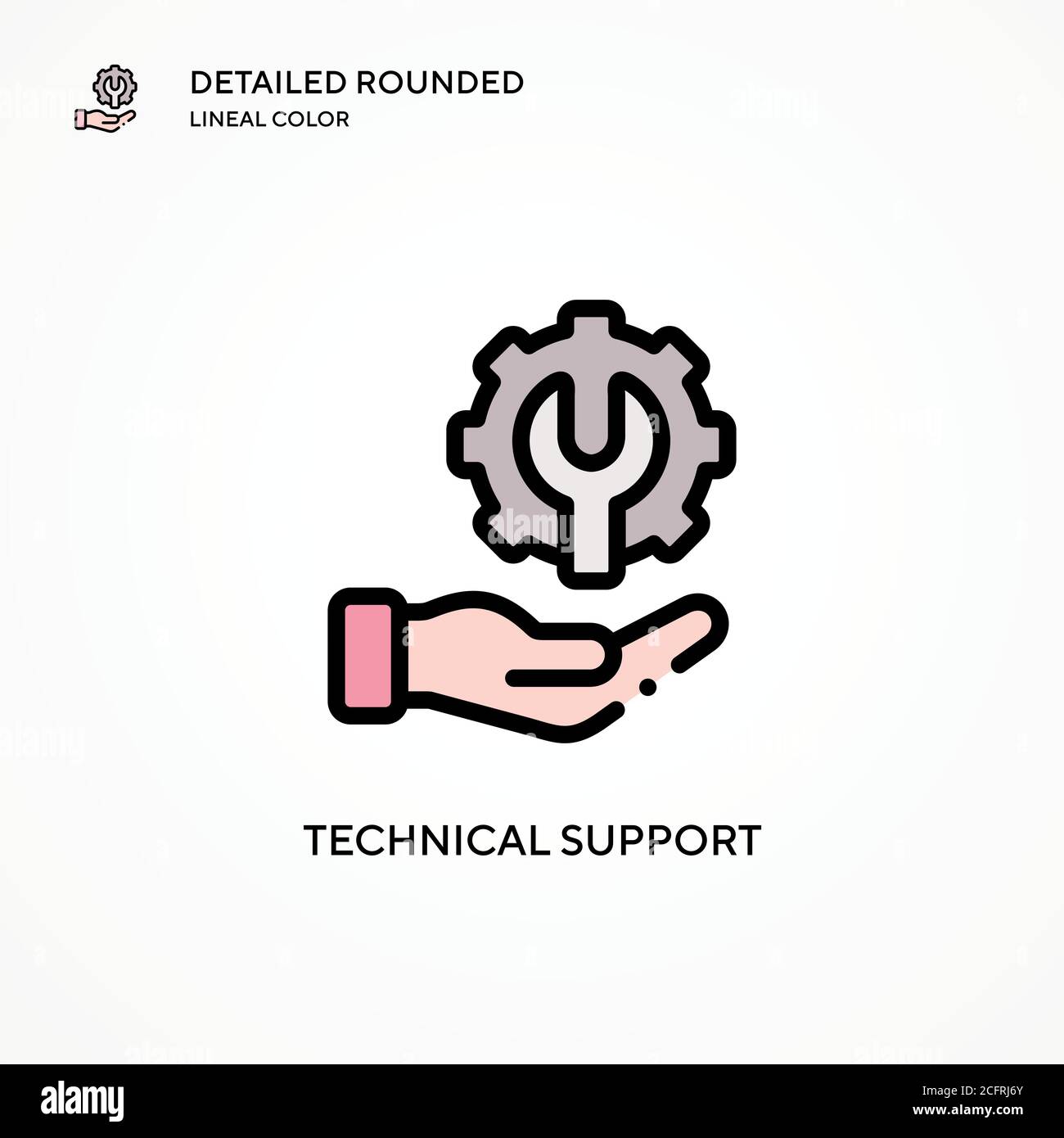 Technical Support vector icon. Modern vector illustration concepts ...