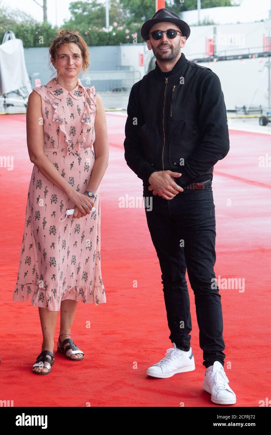 Venice, Italy. 07th Sep, 2020. Alice Rohrwacher and JR, Omelia Contadina and Narciso Em Ferias ...