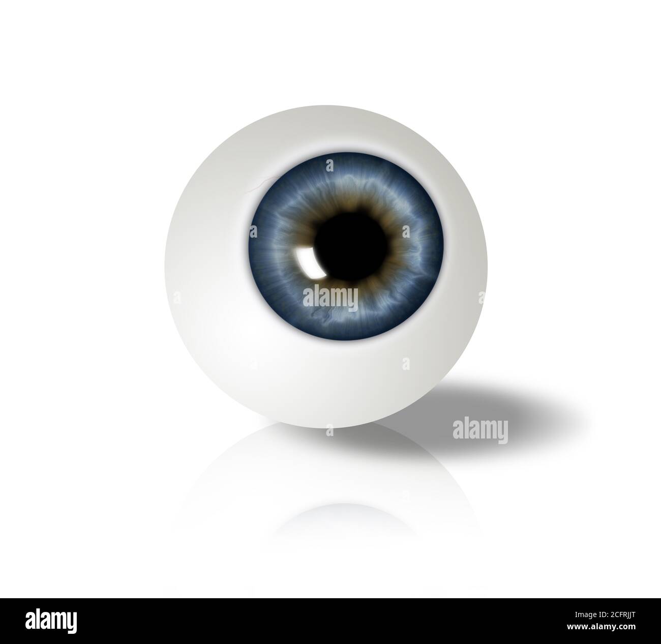 Green eyeball on black background hi-res stock photography and images ...