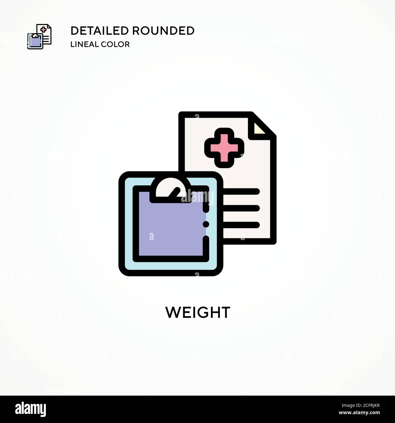 Weight vector icon. Modern vector illustration concepts. Easy to edit ...
