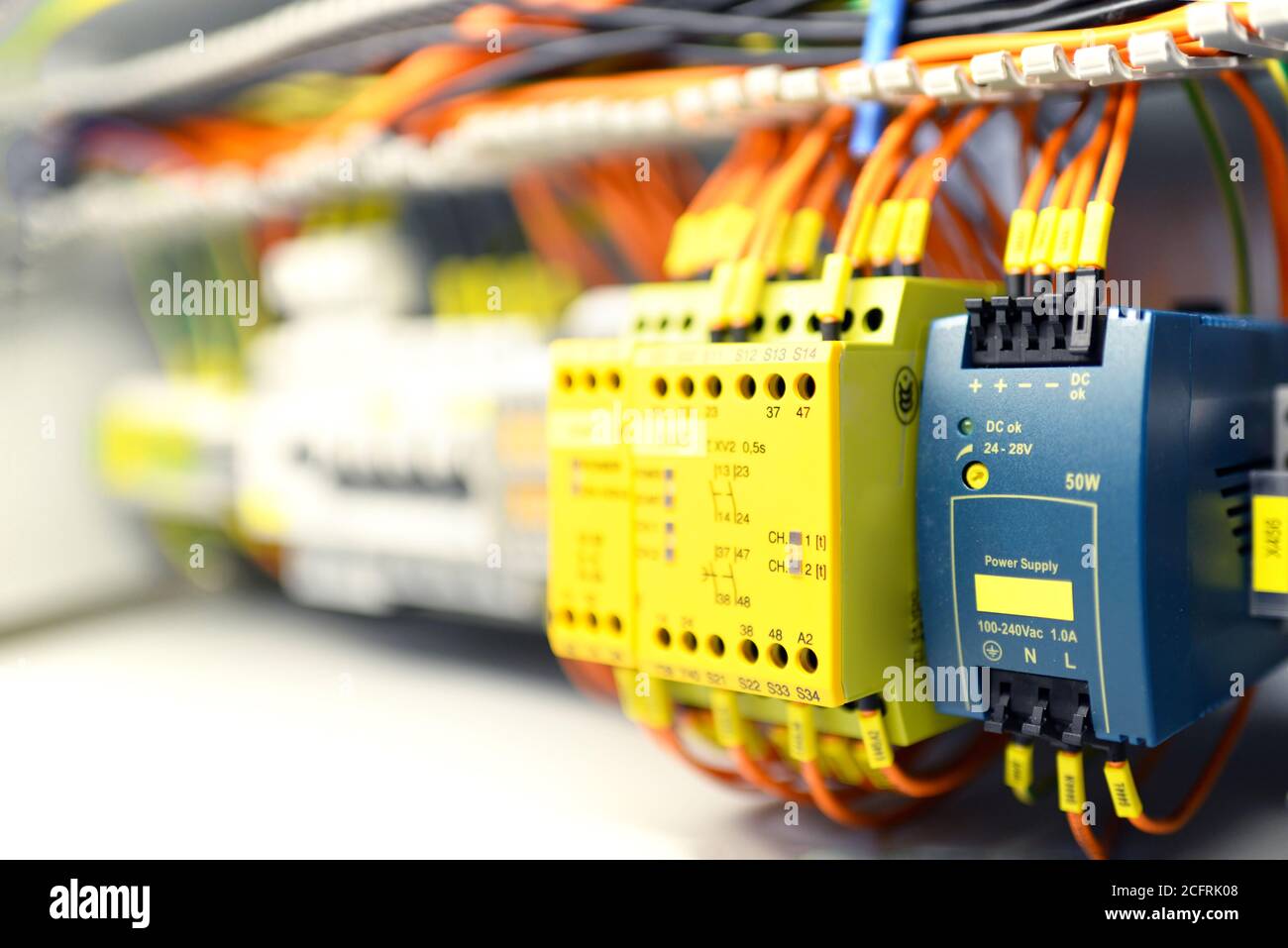 cables and wires of an industrial plant - production and assembly of ...