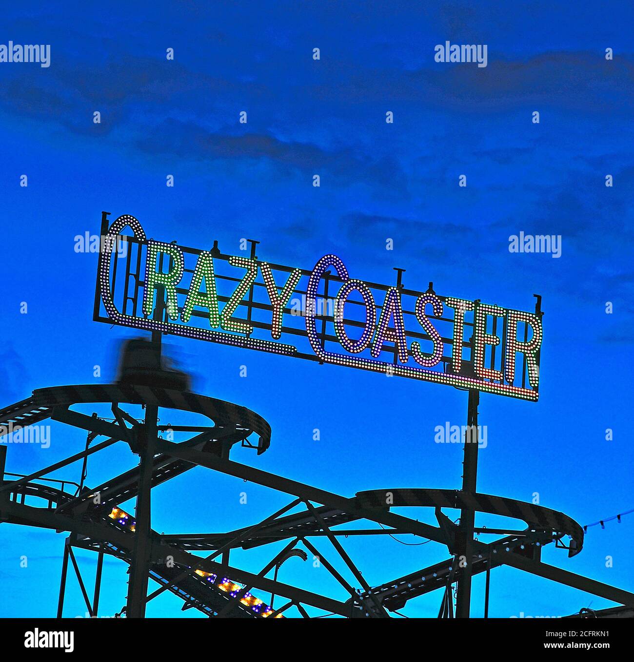 Crazy coaster blackpool hi-res stock photography and images - Alamy