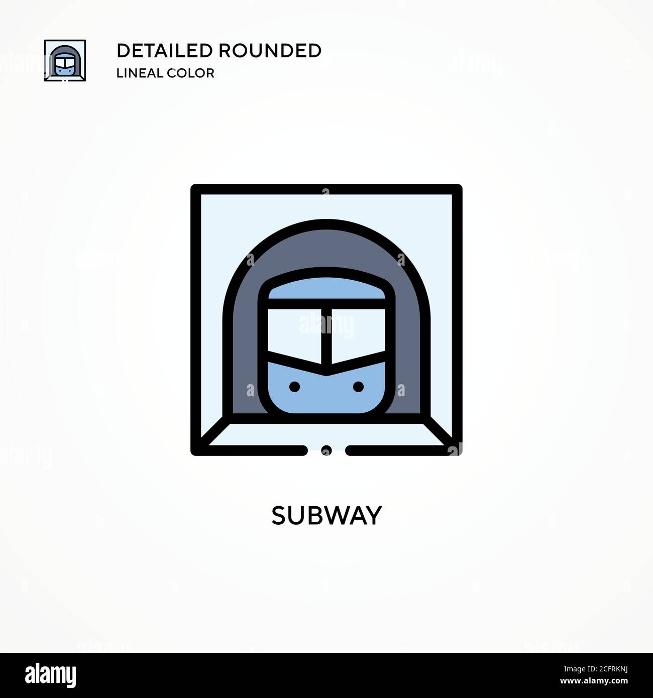 Subway vector icon. Modern vector illustration concepts. Easy to edit ...