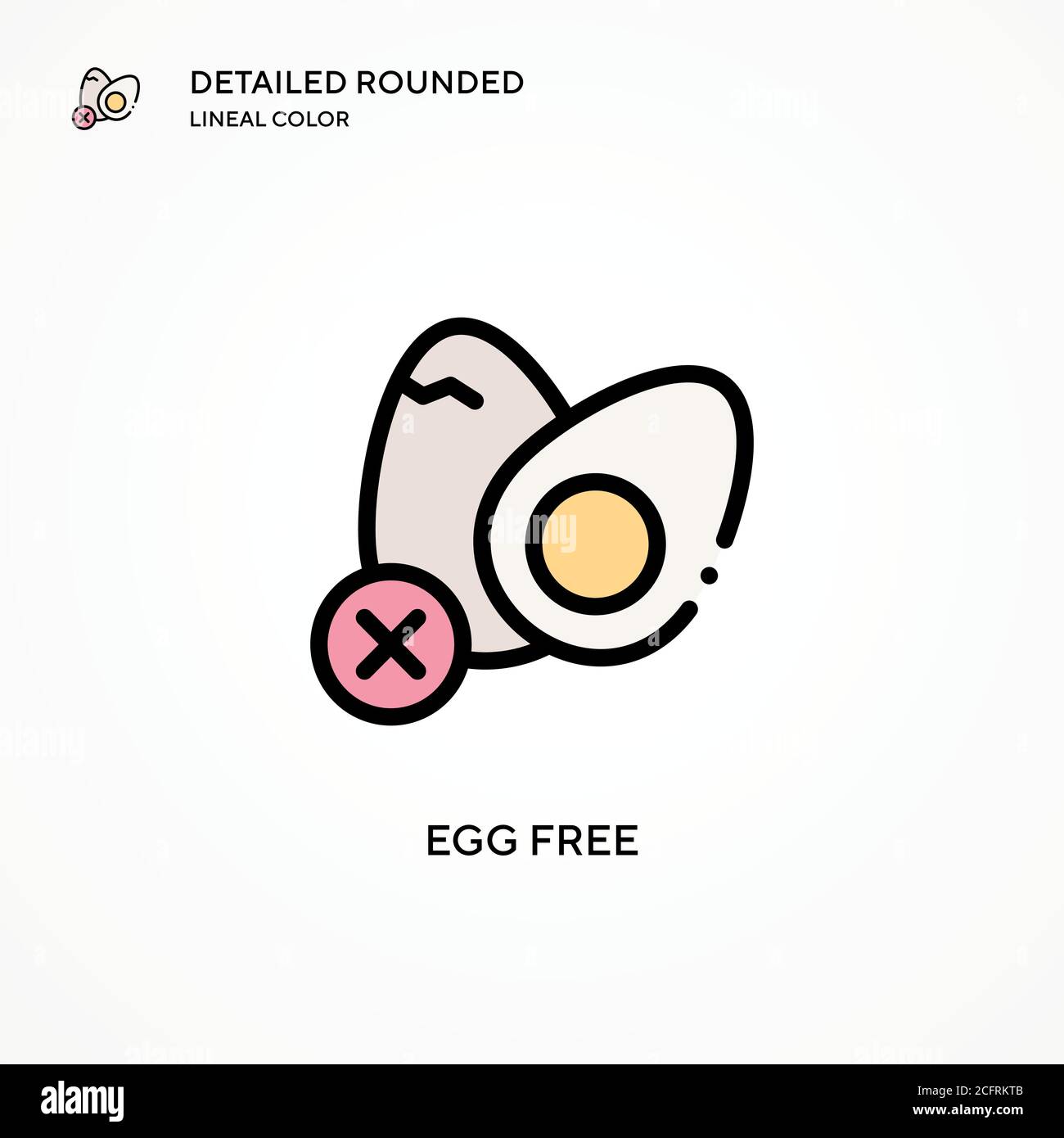 Egg free vector icon. Modern vector illustration concepts. Easy to edit ...