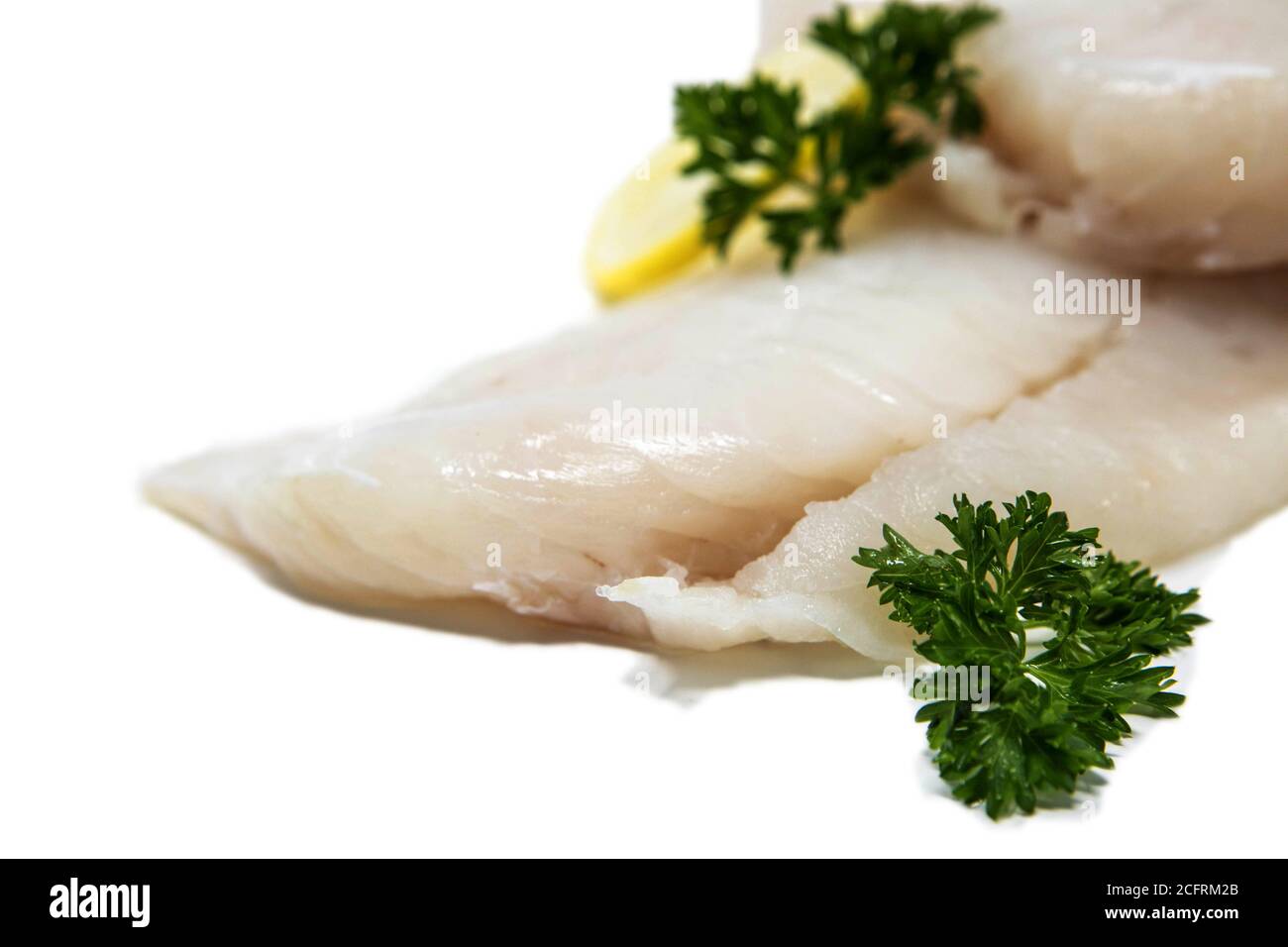 Boneless raw fish fillet isolated on white background Stock Photo - Alamy