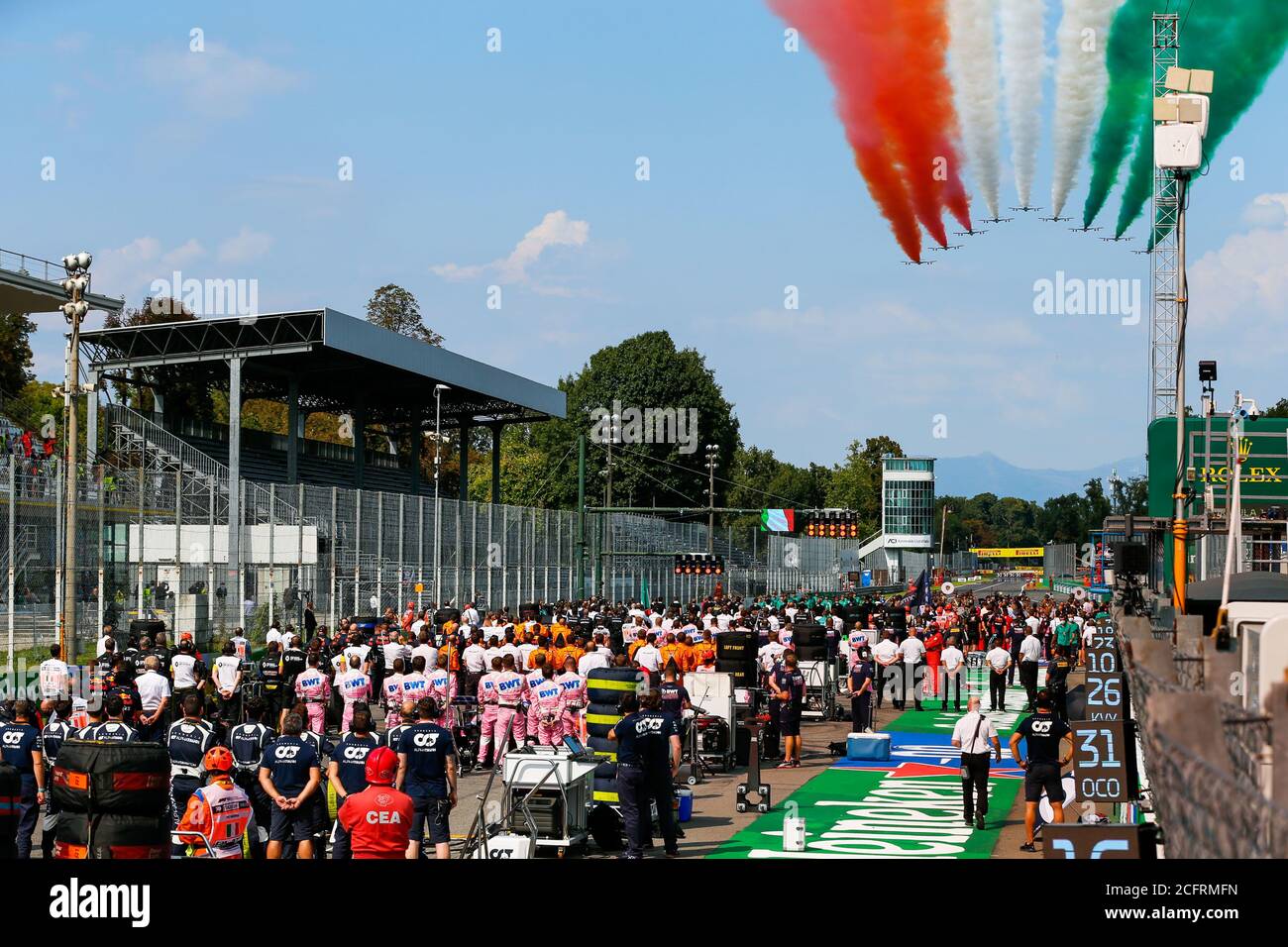 Airplane show during the Formula 1 Gran Premio Heineken D'italia 2020 ...