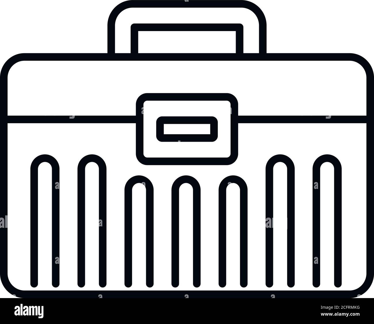 Tiler tool box icon. Outline tiler tool box vector icon for web design ...