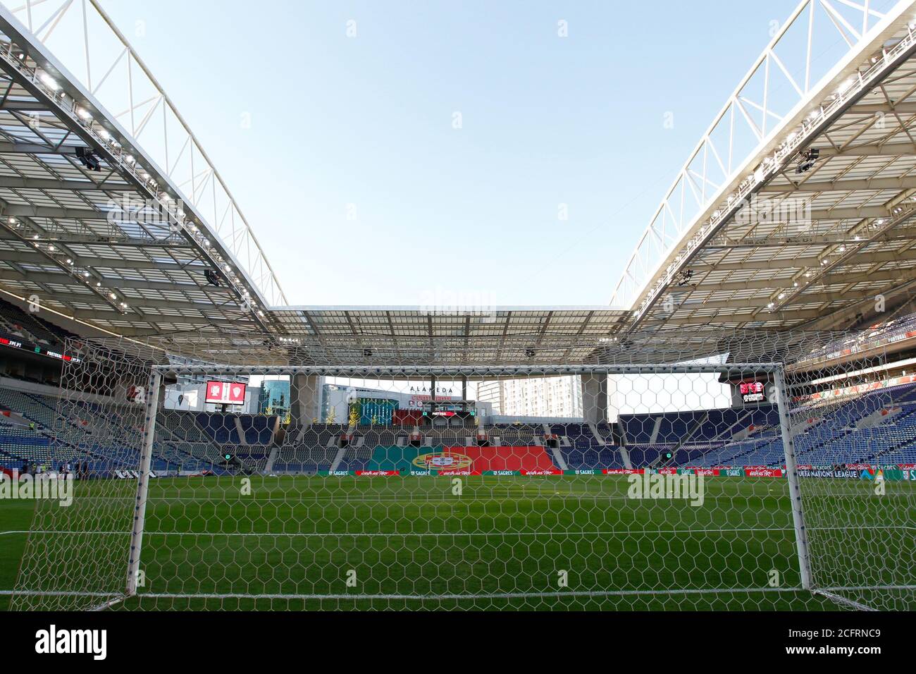 A general view of Dragao stadium before the UEFA Nations League Group ...