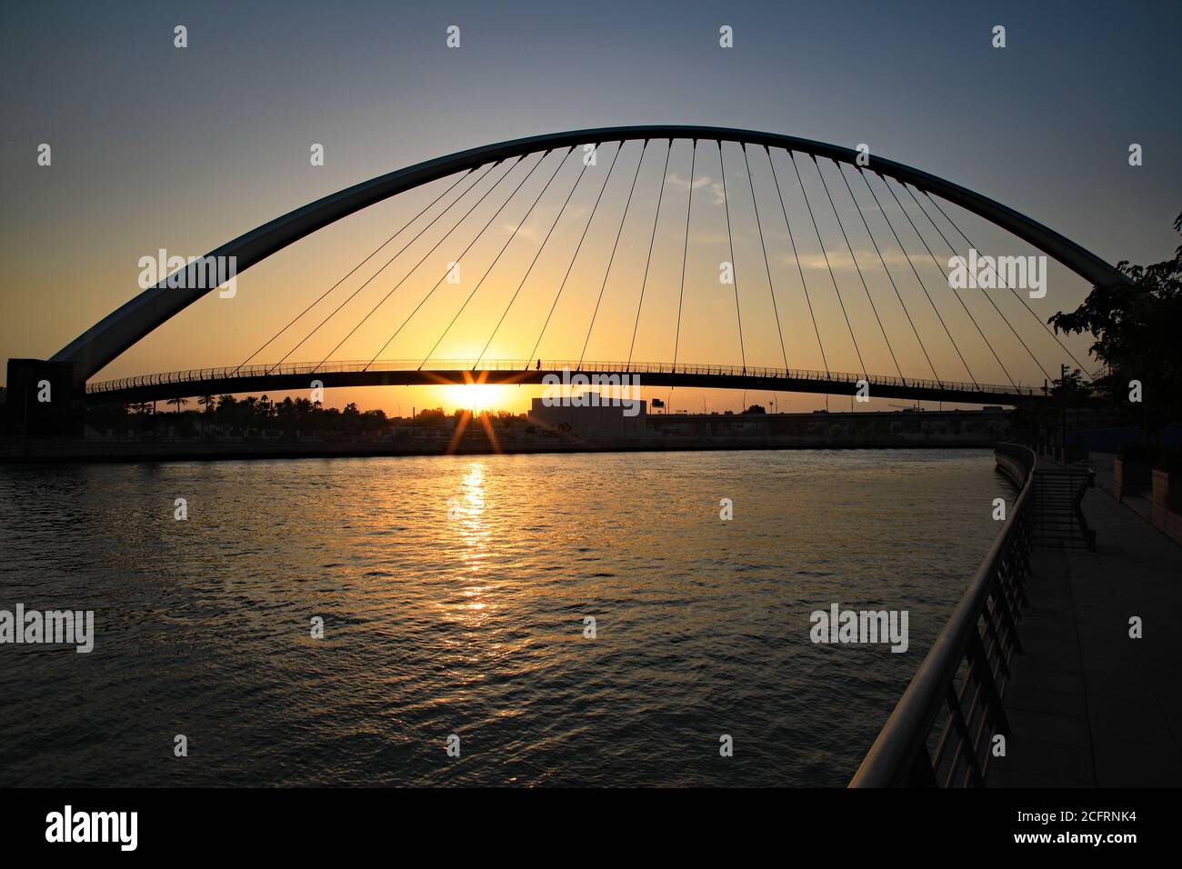 Dubai canal tolerance bridge hi-res stock photography and images - Alamy