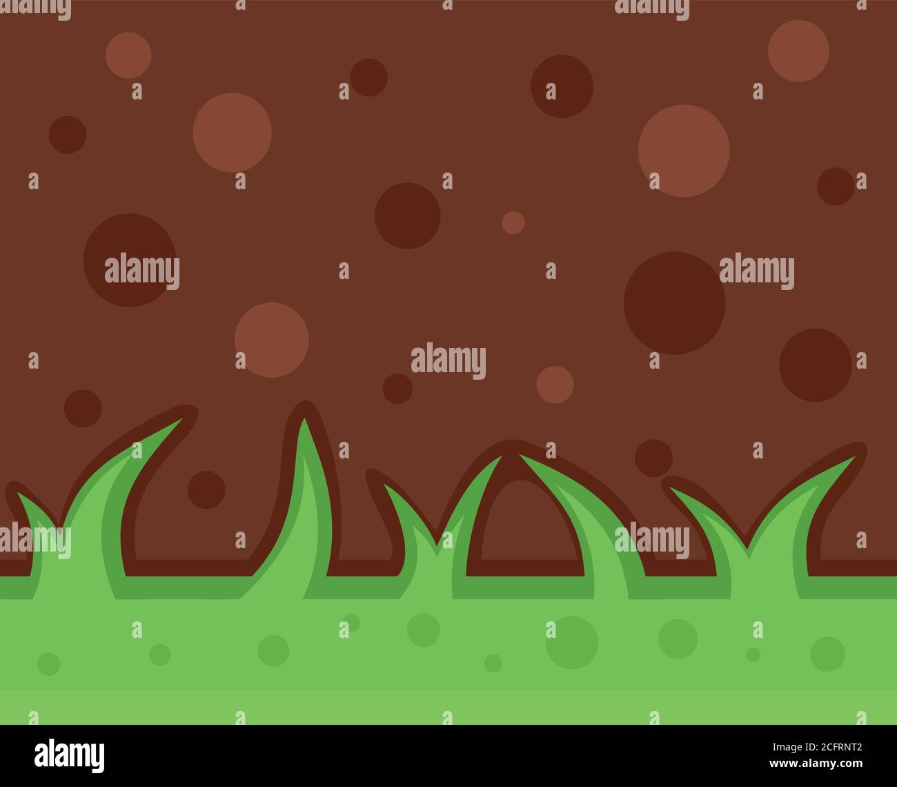 Game platform grass icon. Flat illustration of game platform grass ...