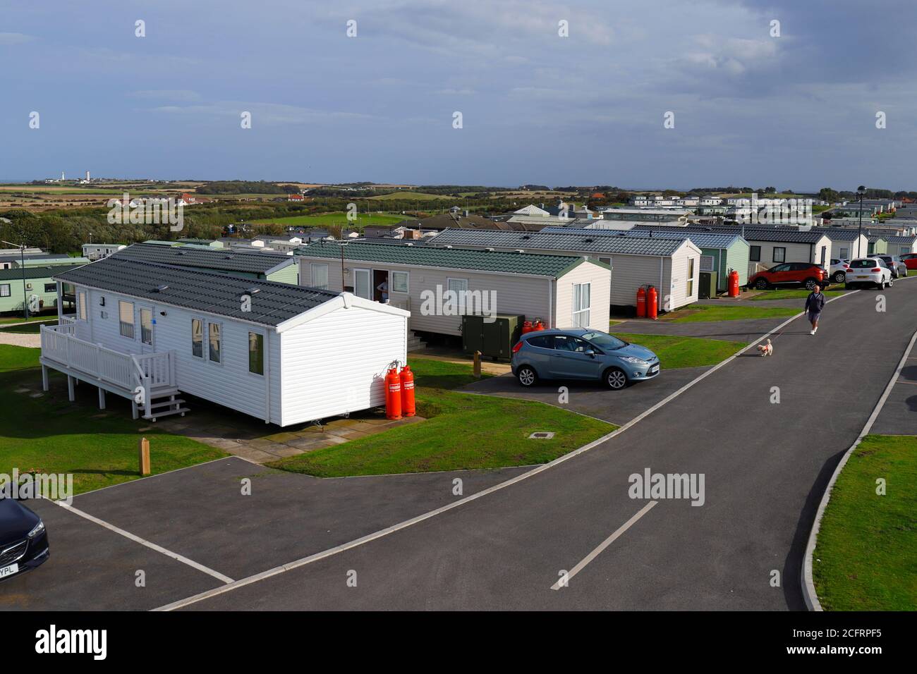 Static caravans at Haven holiday village at Thornwick Bay in ...