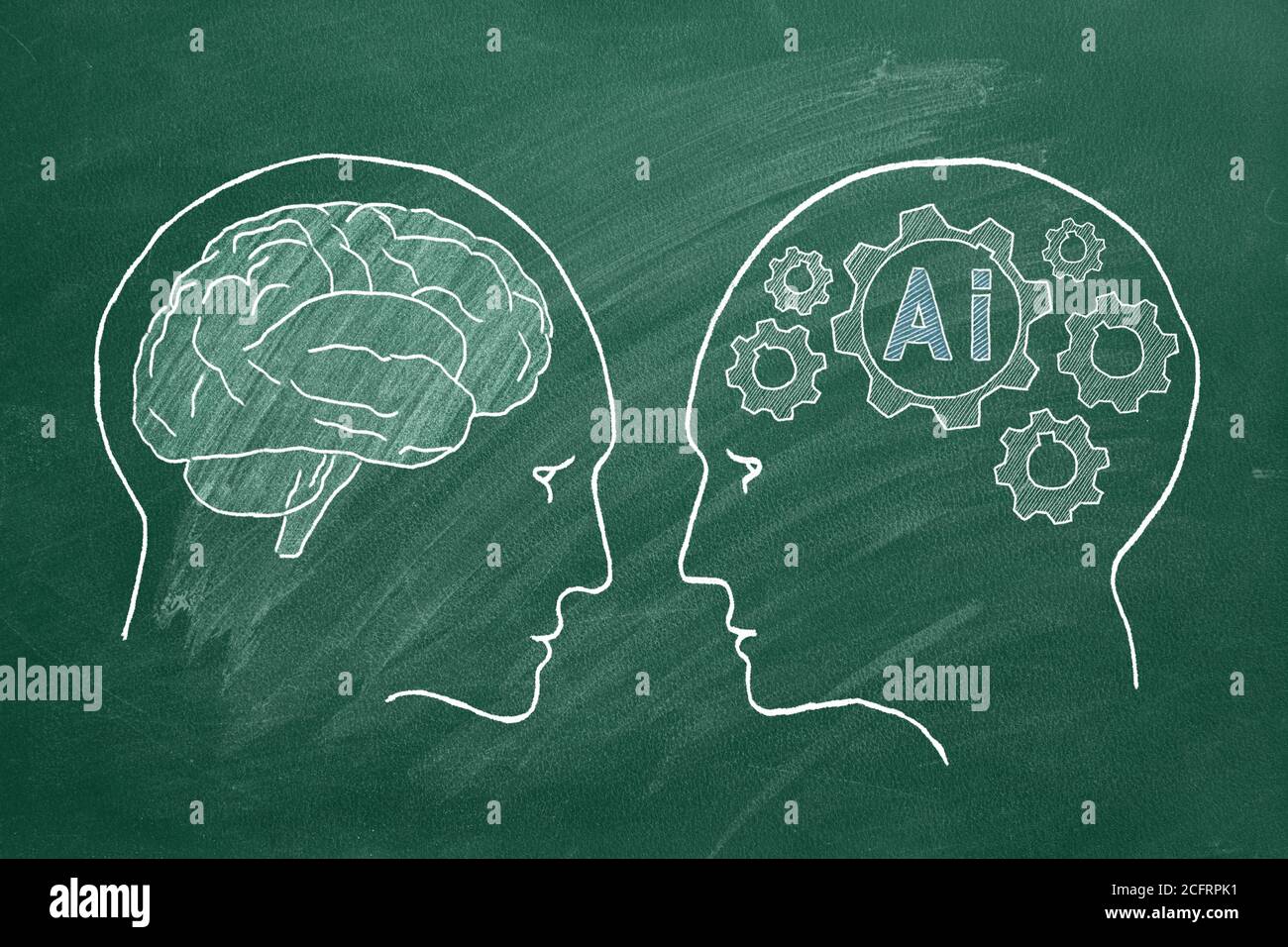 Human brain vs ai hi-res stock photography and images - Alamy