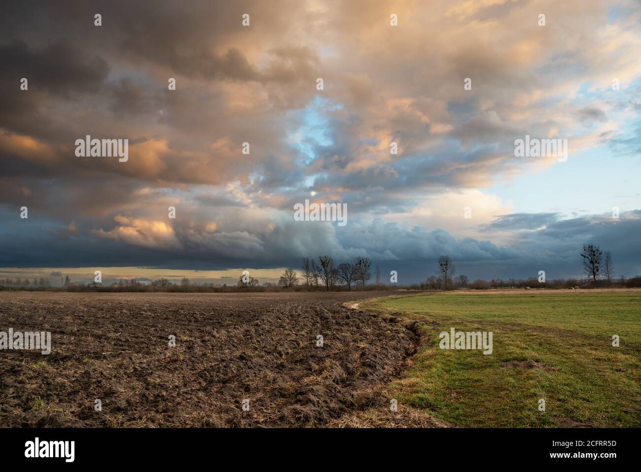 Fields highlighted by the sun hi-res stock photography and images - Alamy