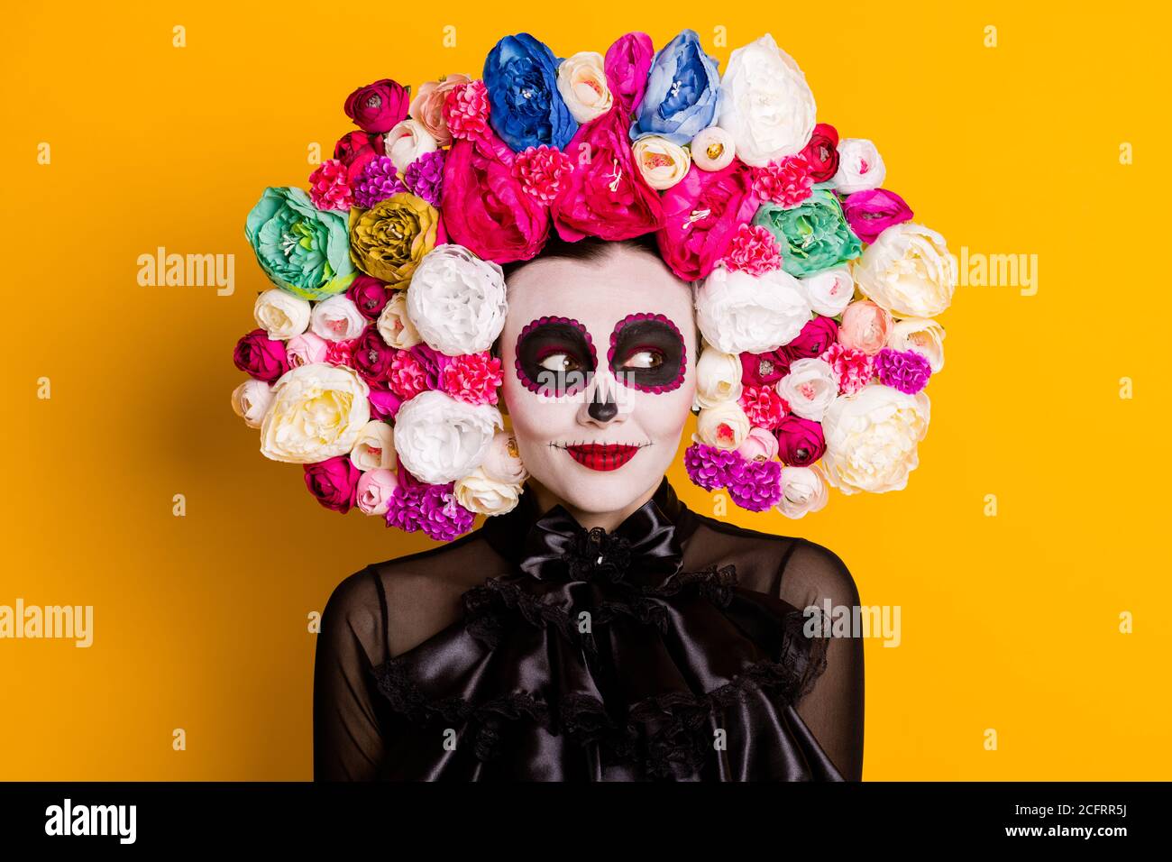 Photo of calavera katrina look empty space dia de muertos parade main ...