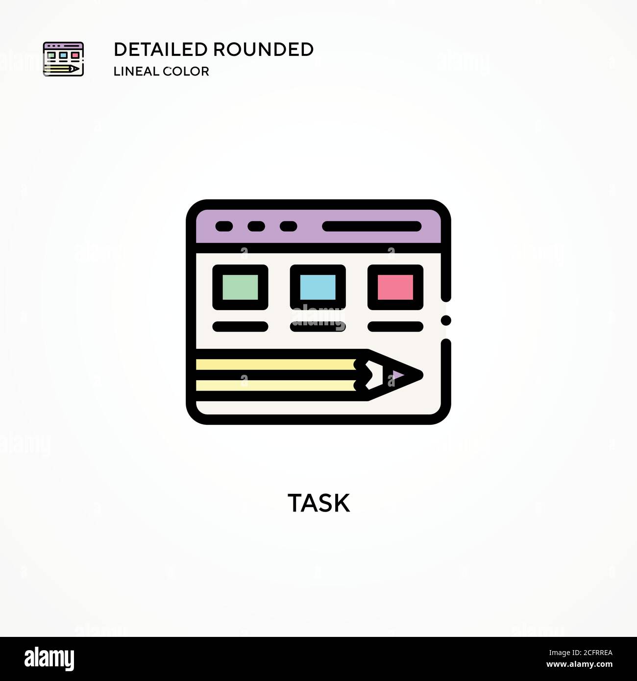 Task vector icon. Modern vector illustration concepts. Easy to edit and ...