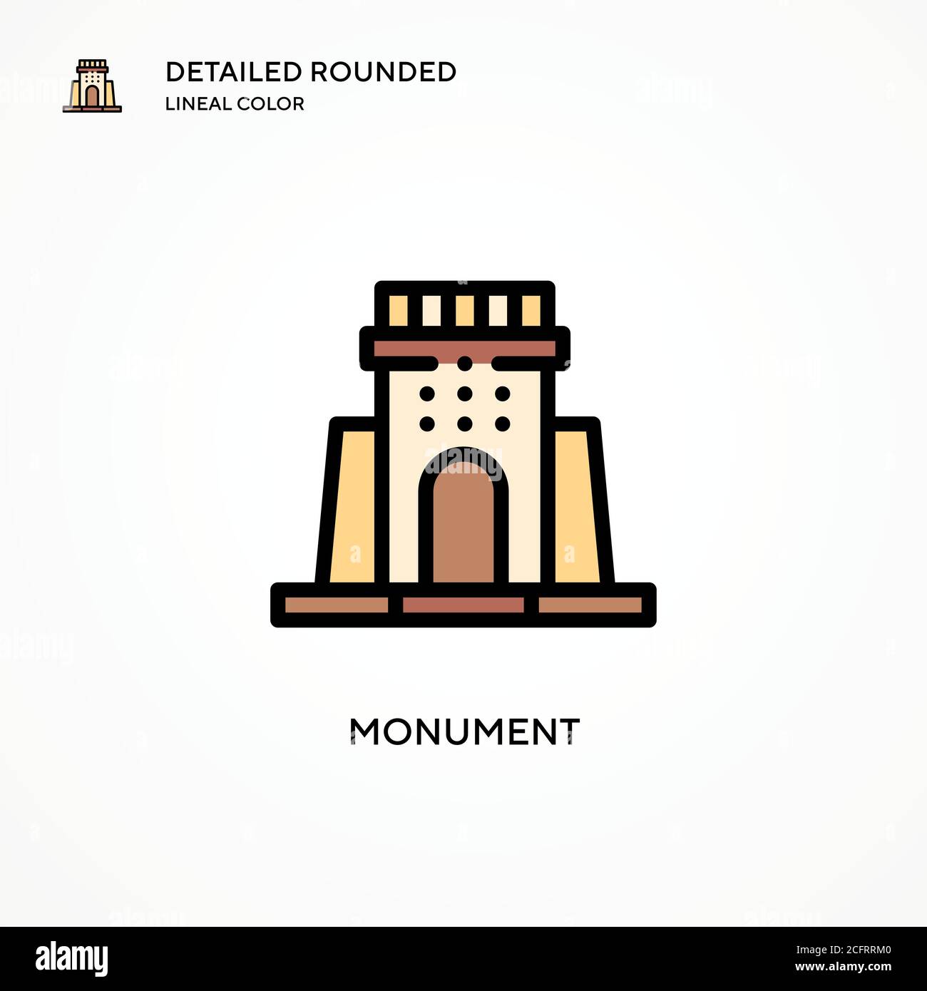 Monument vector icon. Modern vector illustration concepts. Easy to edit ...