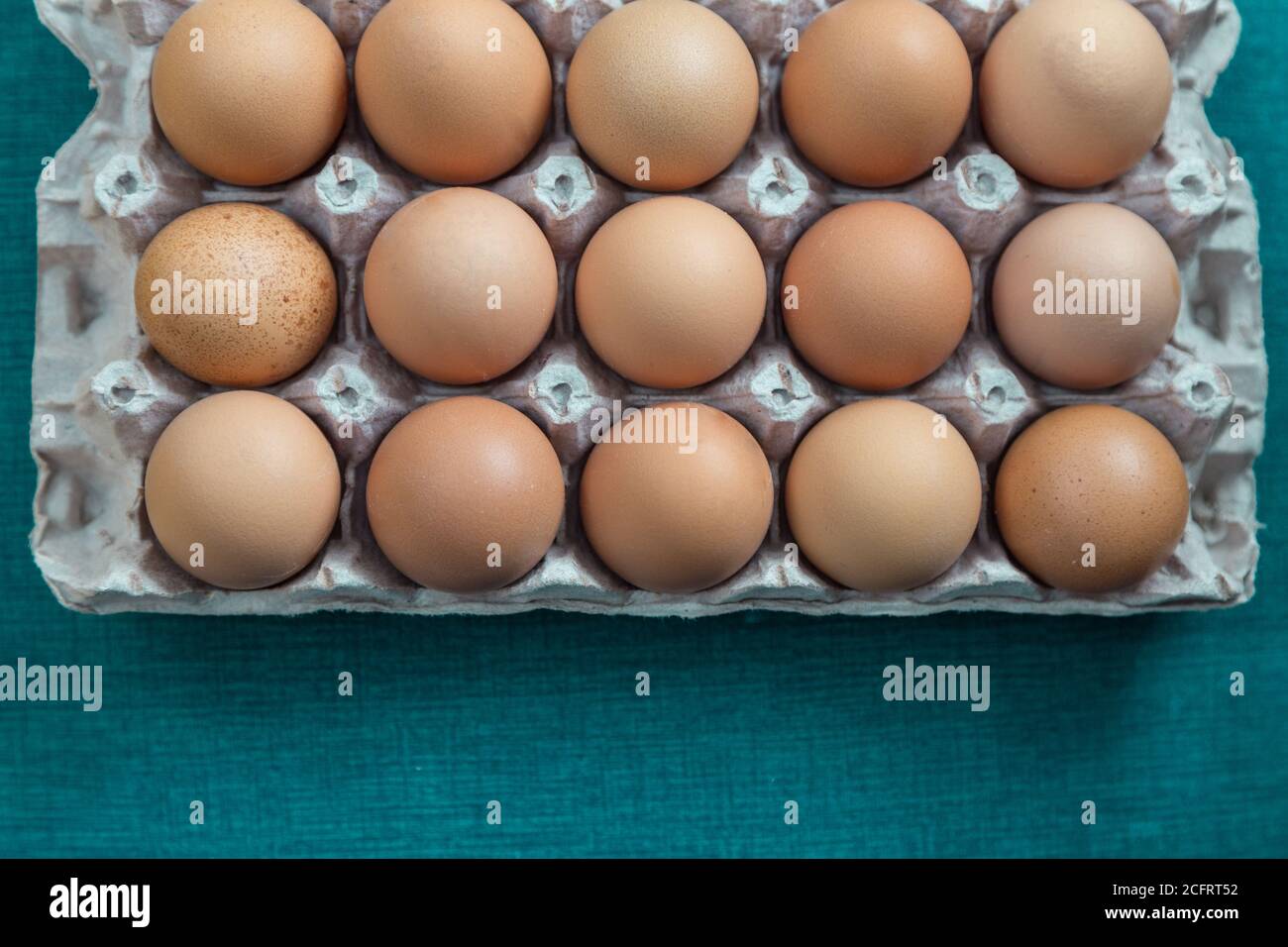 turquoise photo egg tray, studio Stock Photo - Alamy