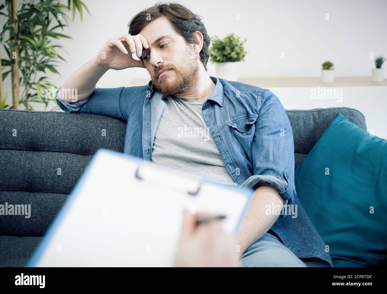 Depression therapy session hi-res stock photography and images - Alamy