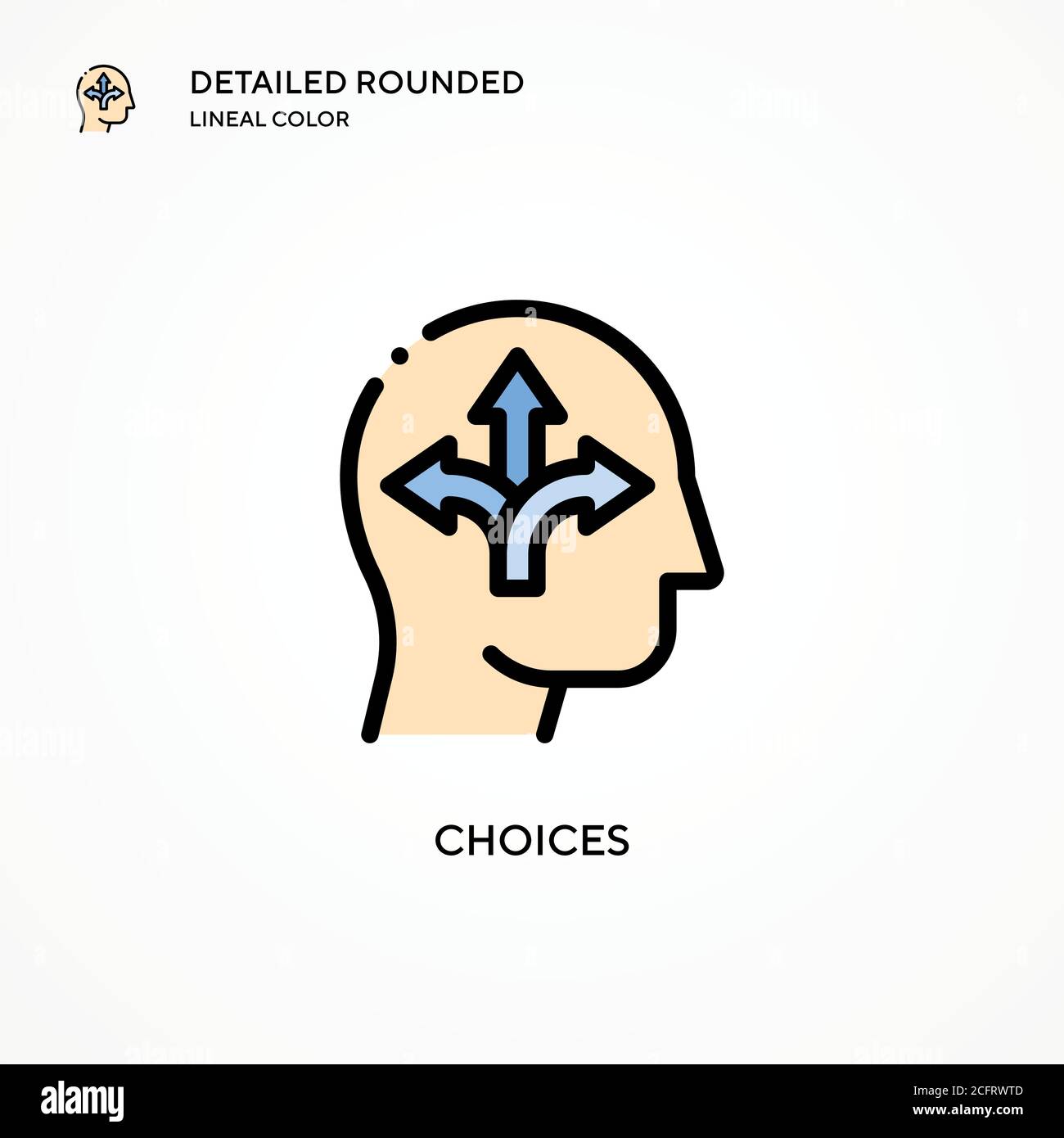 Career path choices concept Stock Vector Images - Alamy