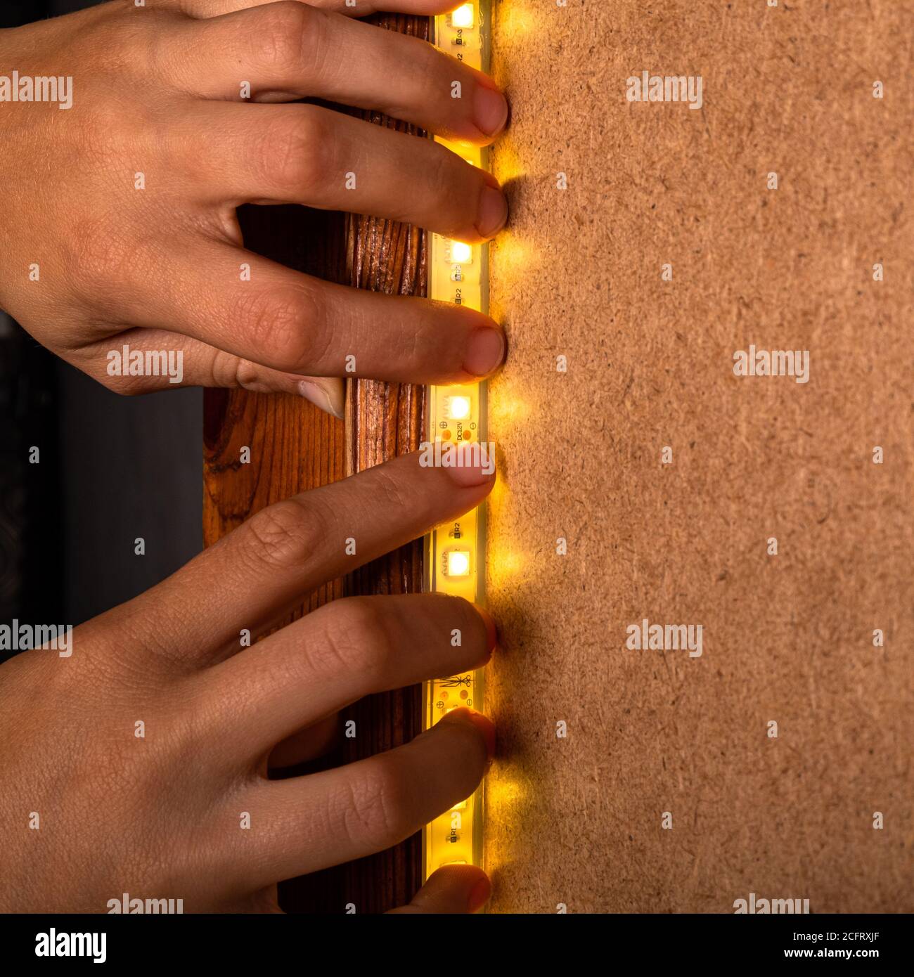 Light install hi-res stock photography and images - Alamy