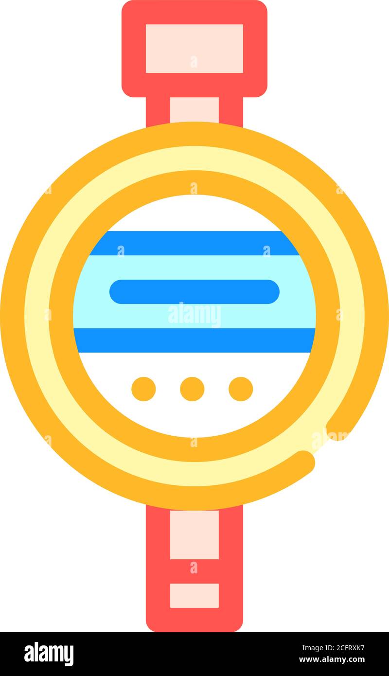 hardness meter or durometer color icon vector illustration Stock Vector ...